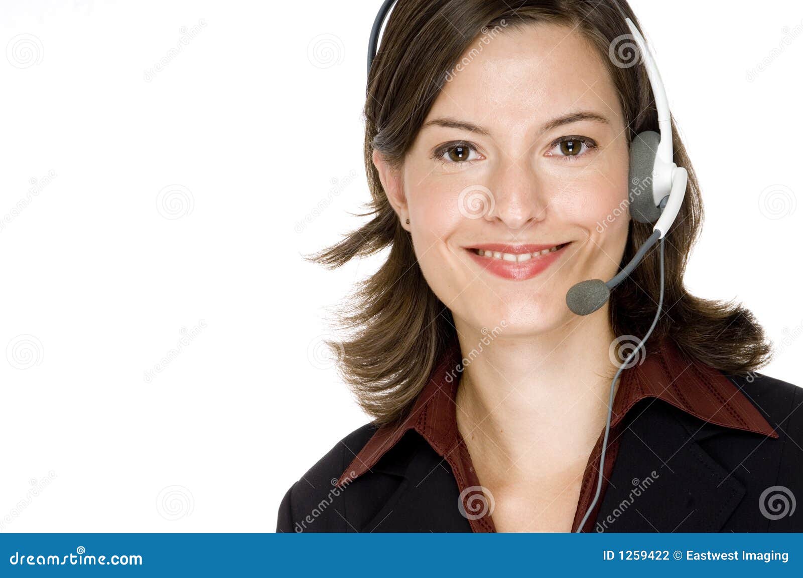 Here To Help stock photo. Image of smiling, woman, caucasian - 1259422