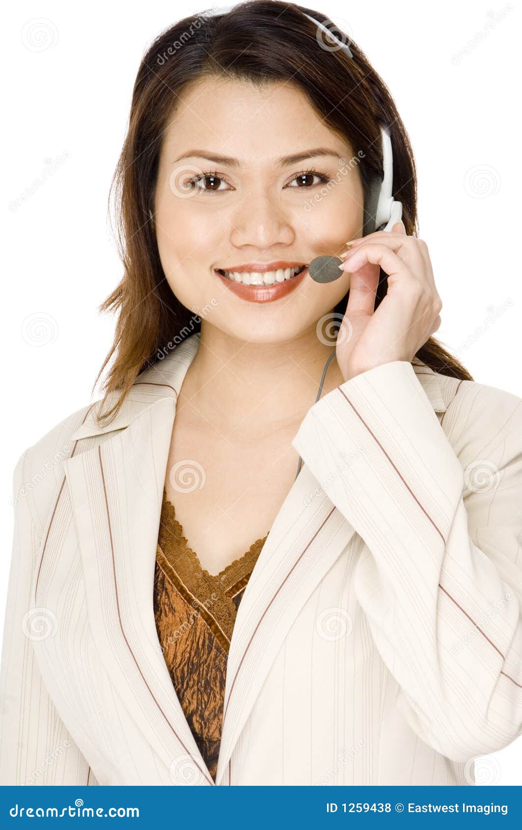 Here To Help stock photo. Image of feedback, service, asian - 1259438