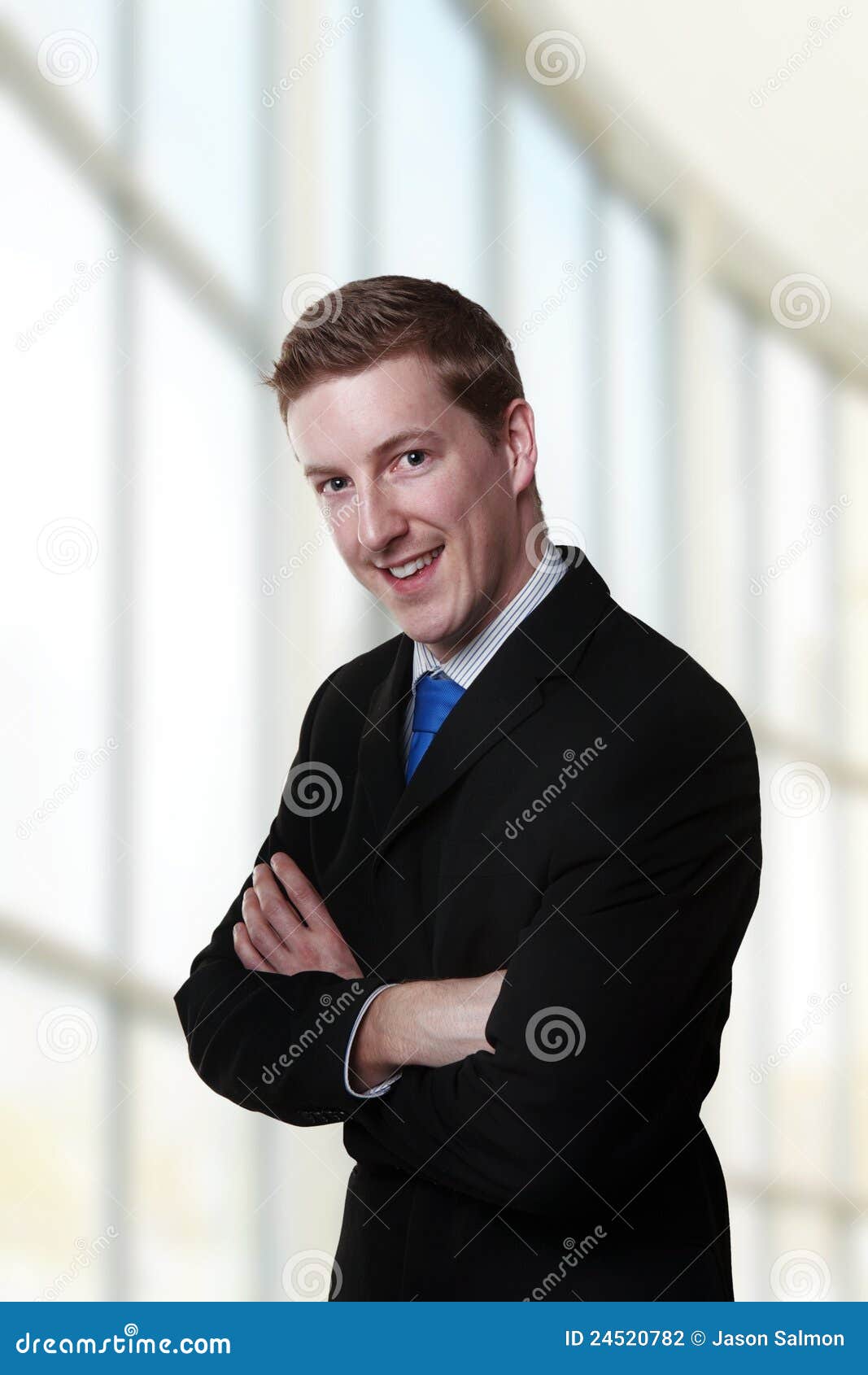 Here to help stock photo. Image of suit, modern, corporate - 24520782