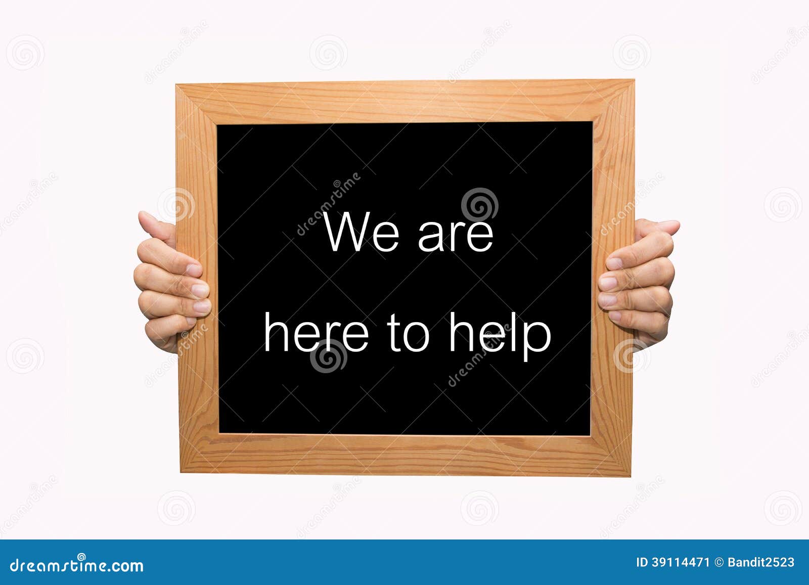 We are here to help stock image. Image of handwriting - 39114471