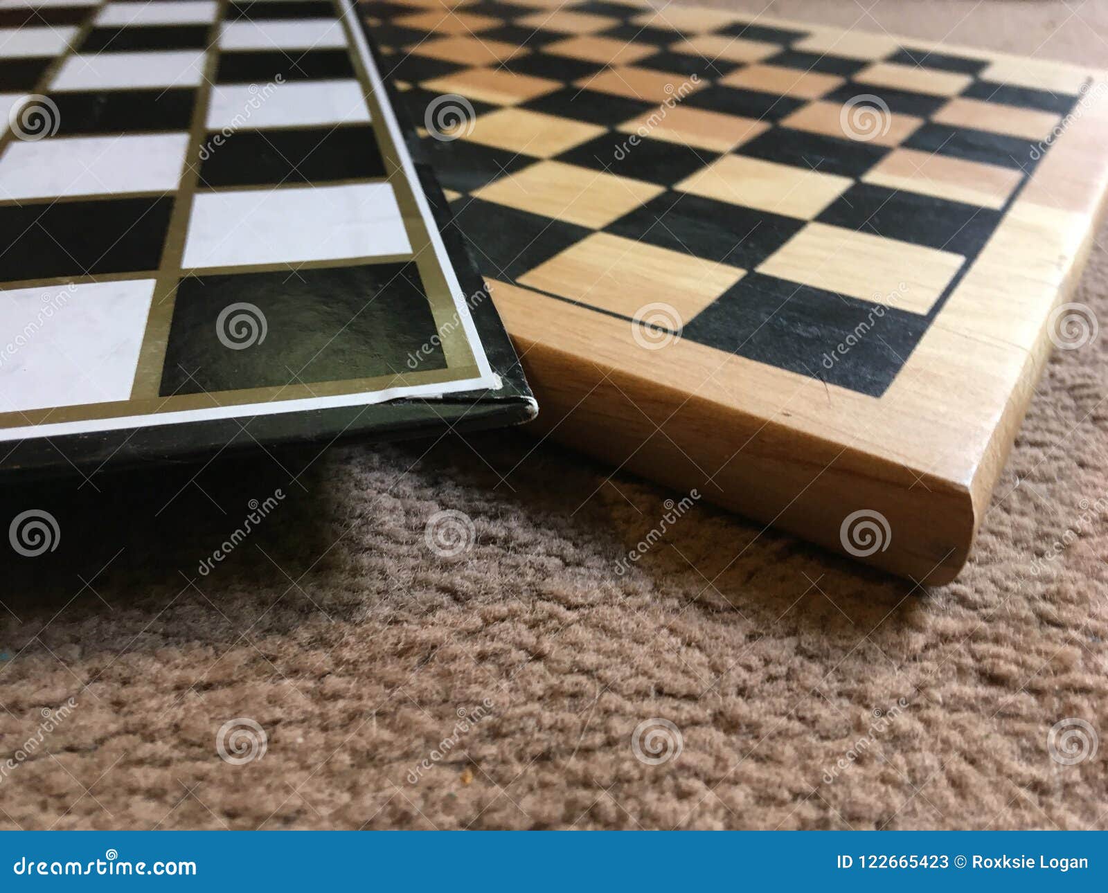Checkers boards stock image. Image of draught, carpet - 122665423