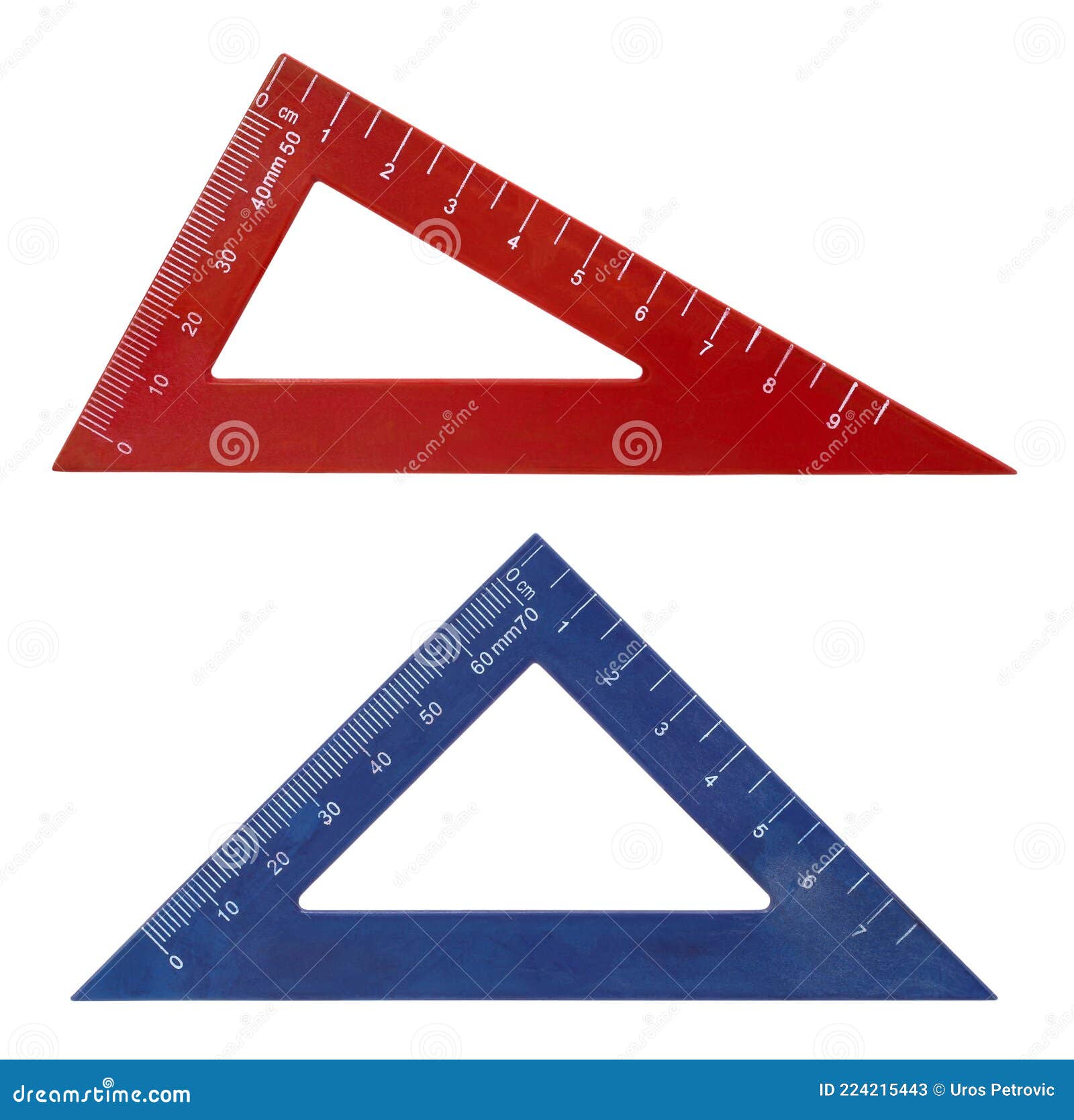 Set square triangle rulers stock image. Image of right - 224215443