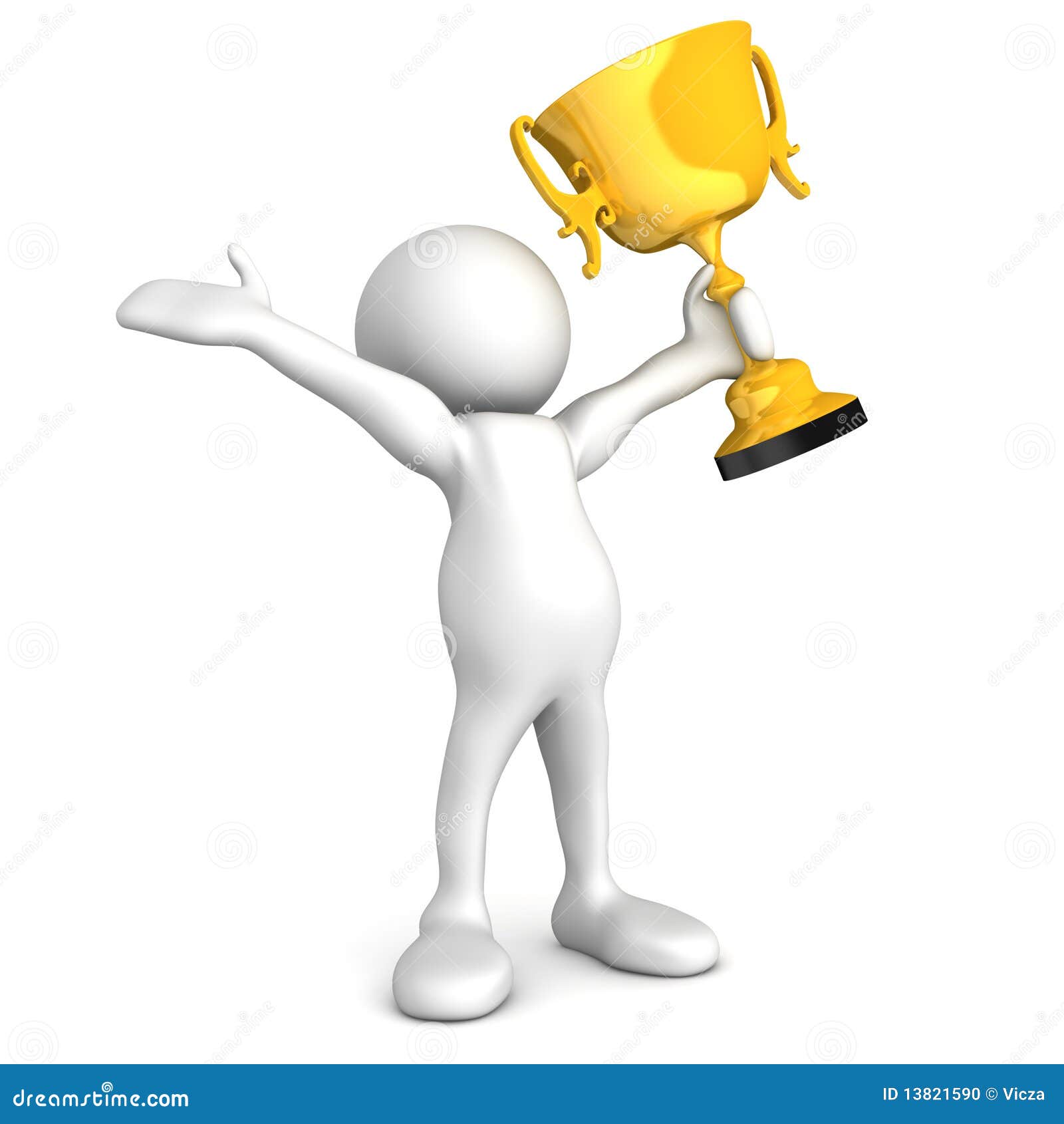 Here is your winner ! stock illustration. Illustration of achievement ...