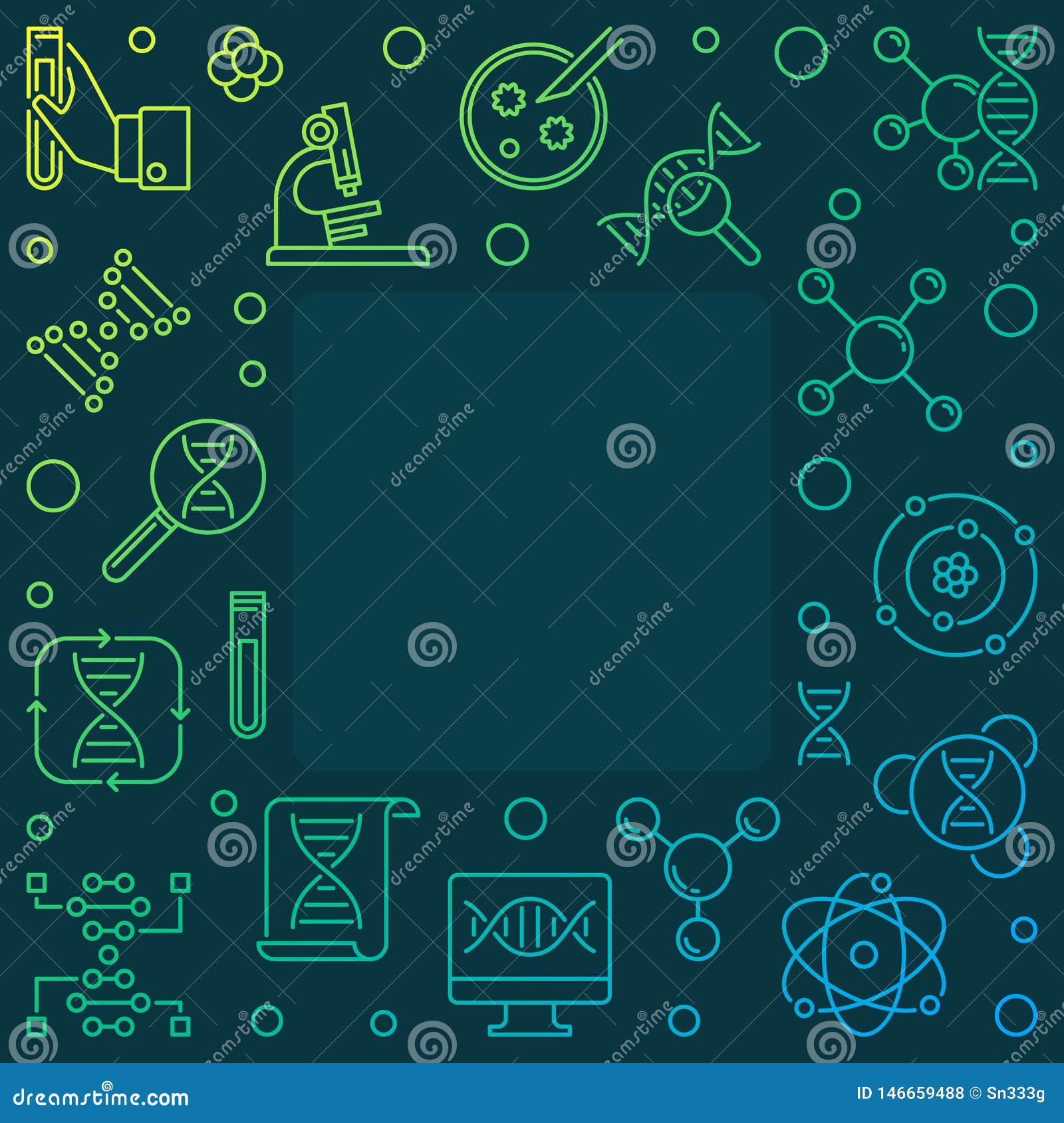 Heredity Dna Background Royalty-Free Illustration | CartoonDealer.com ...