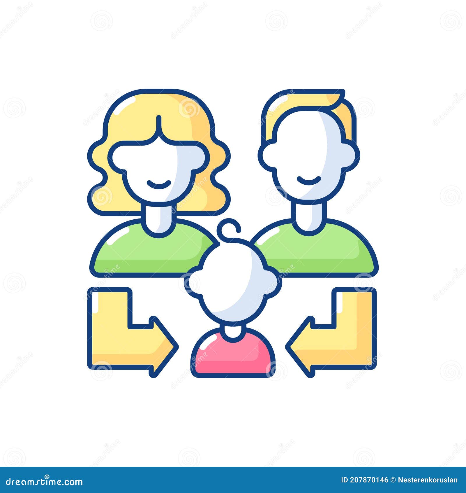 Heredity Rgb Color Icon Stock Illustration Illustration Of Genome