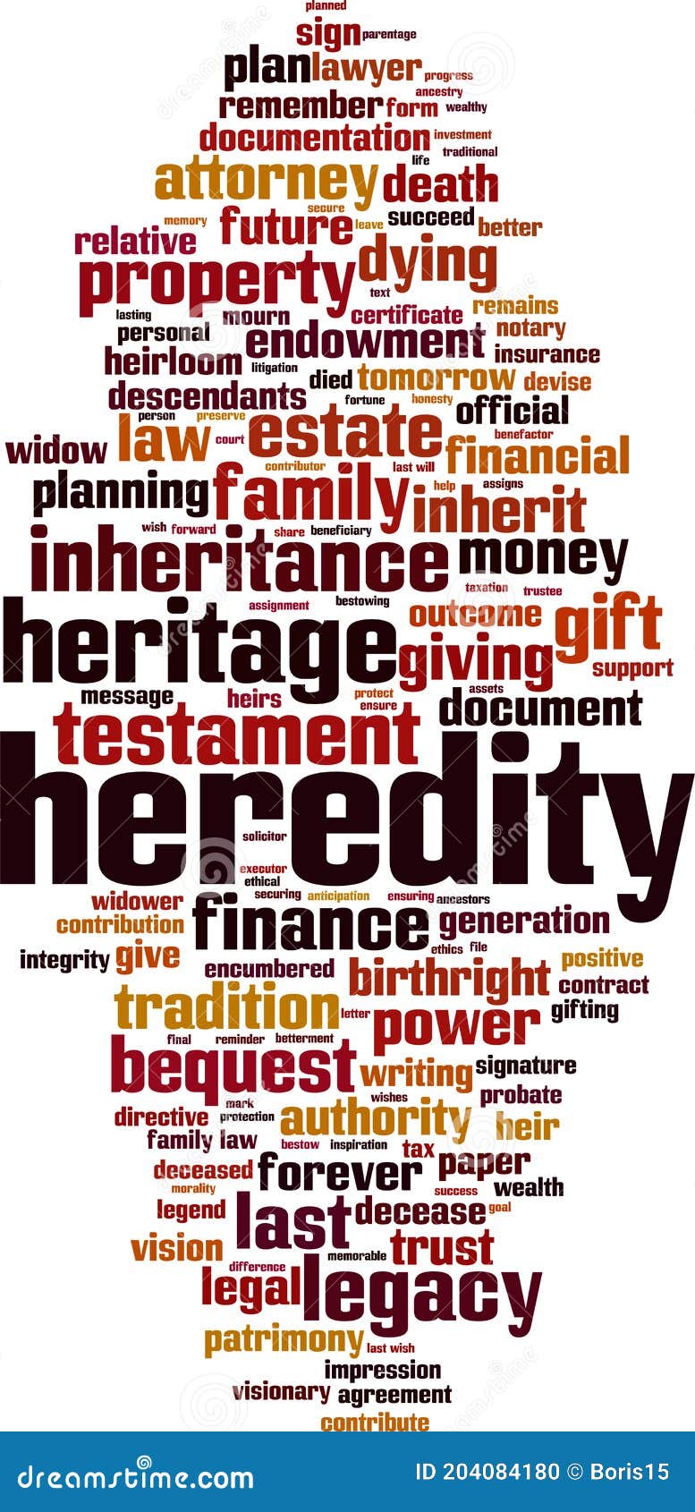 Heredity Word Cloud Vector Illustration | CartoonDealer.com #204084180