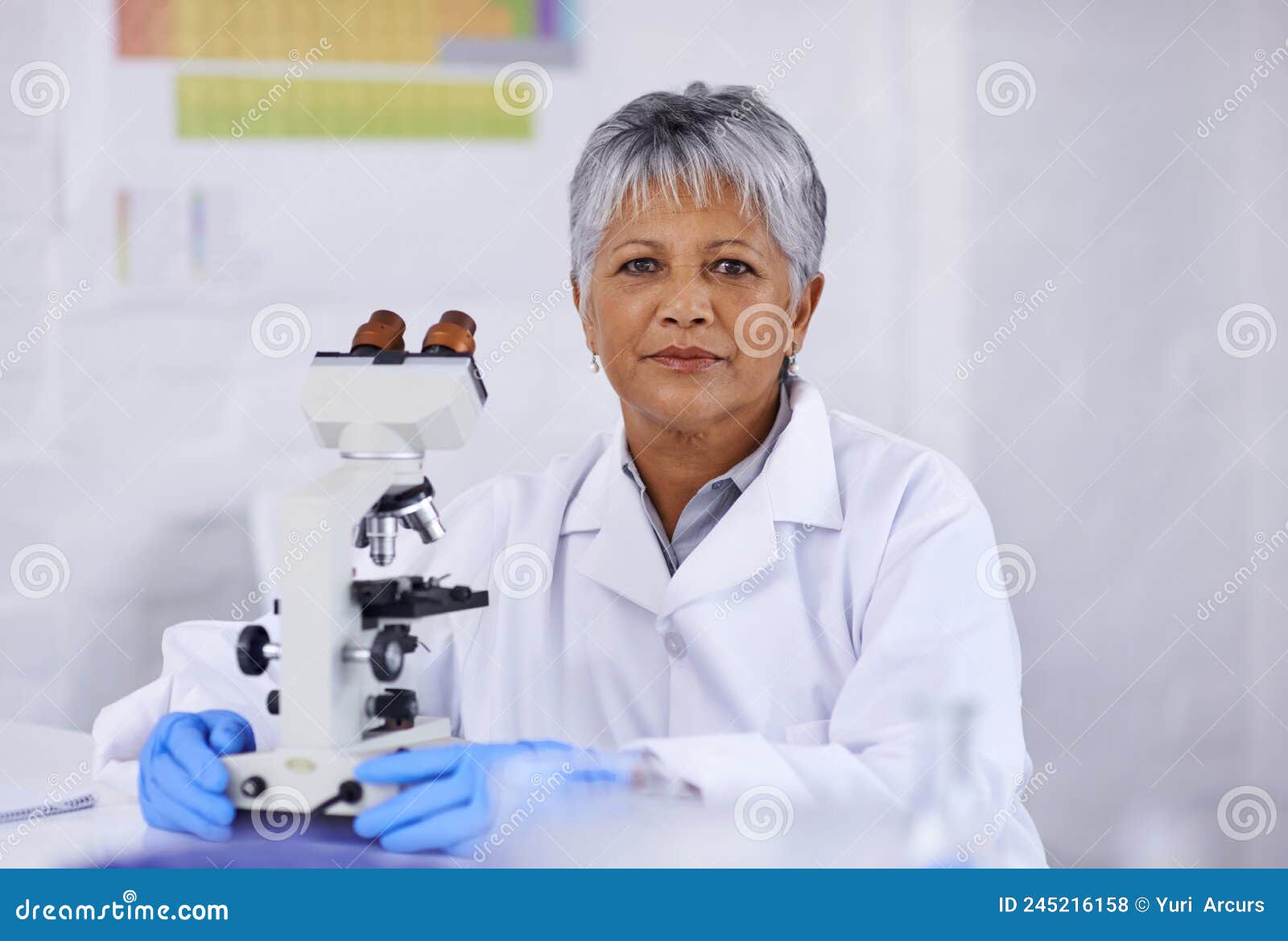 Heres Where Scientific Breakthroughs Start. a Female Scientist Sitting ...