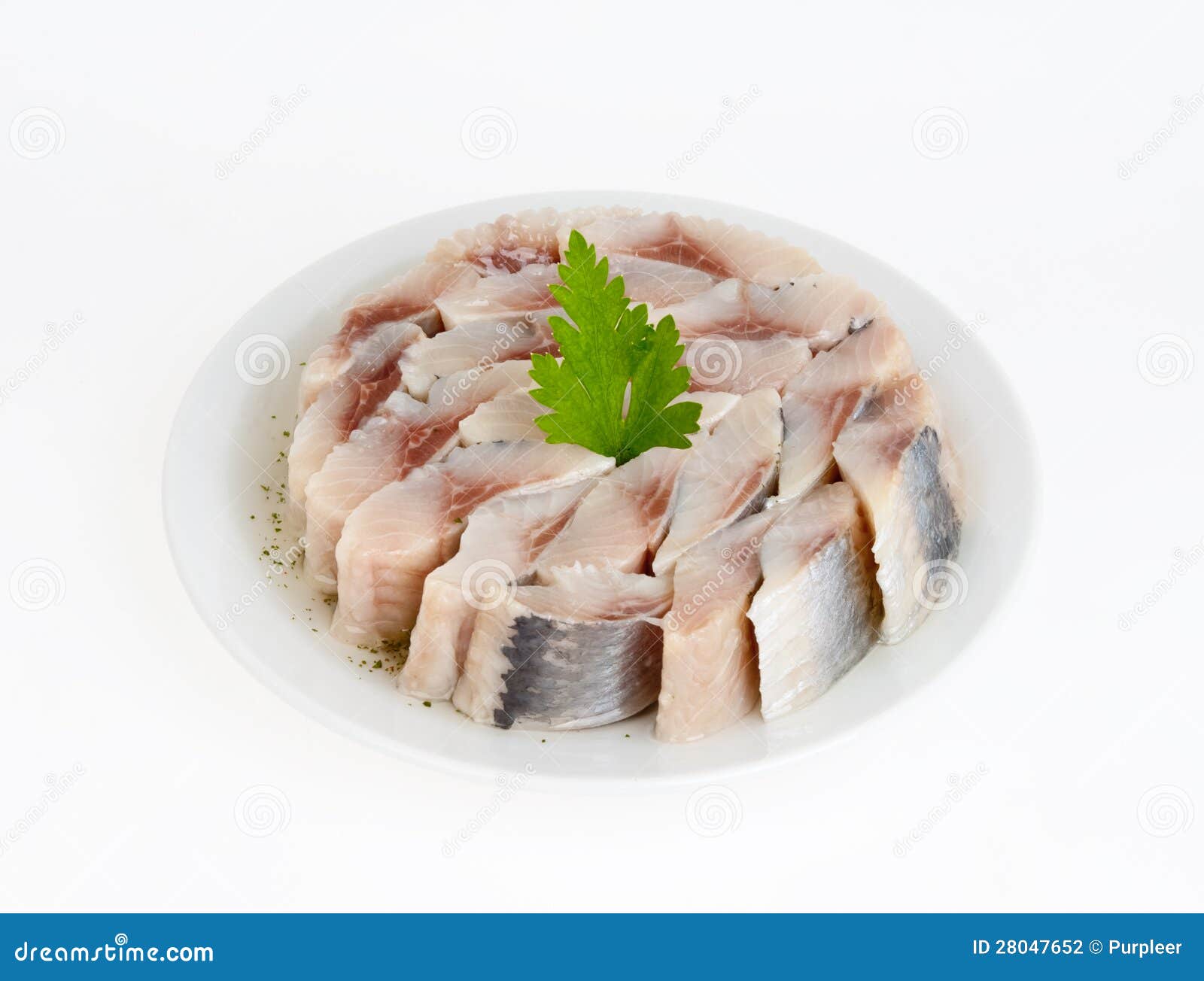 Heringe salzig stockfoto. Bild von platte, fische, nahrung - 28047652