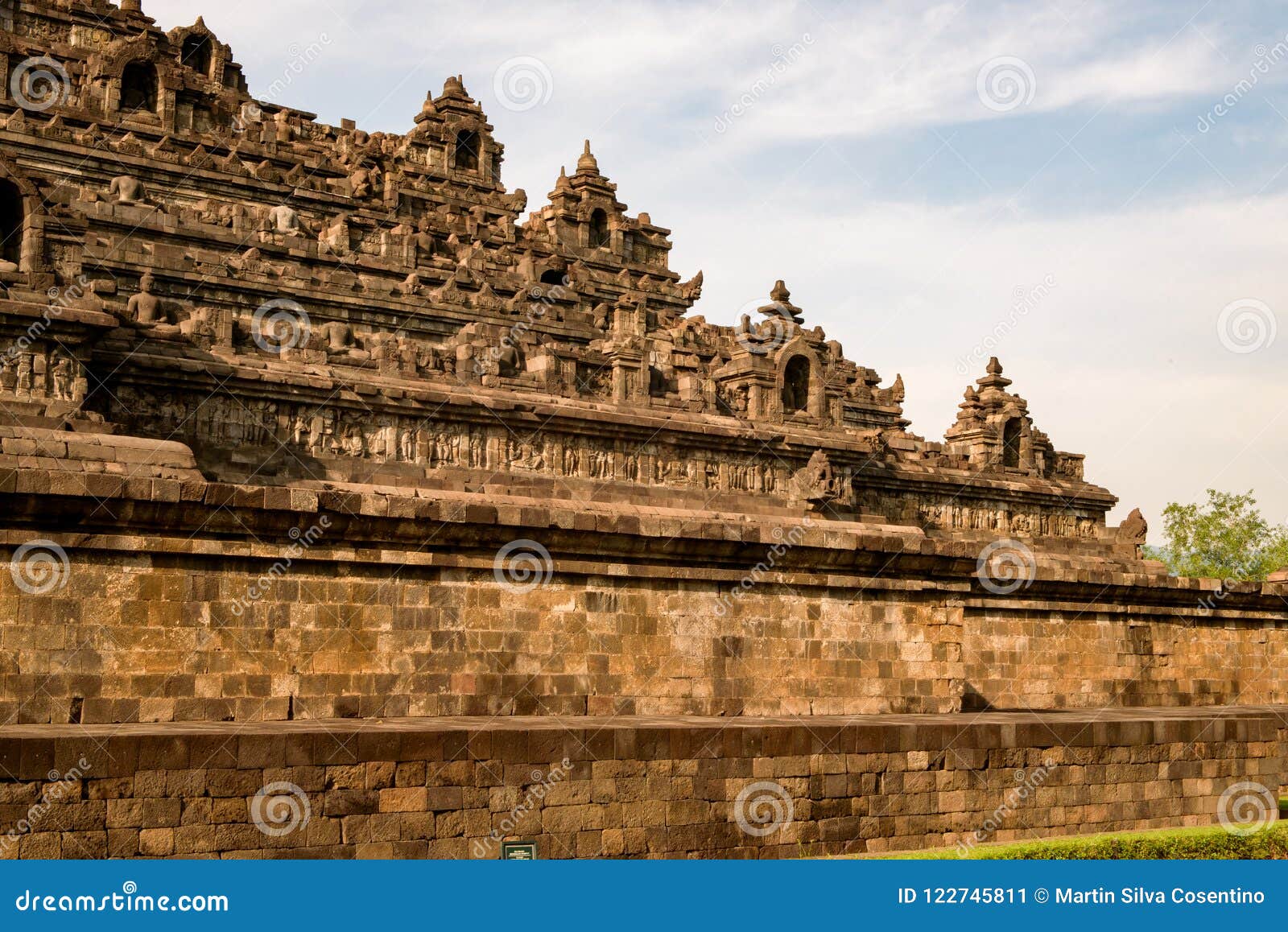 Borobudur Complex in Yogjakarta in Java, Indonesia Editorial Photo ...
