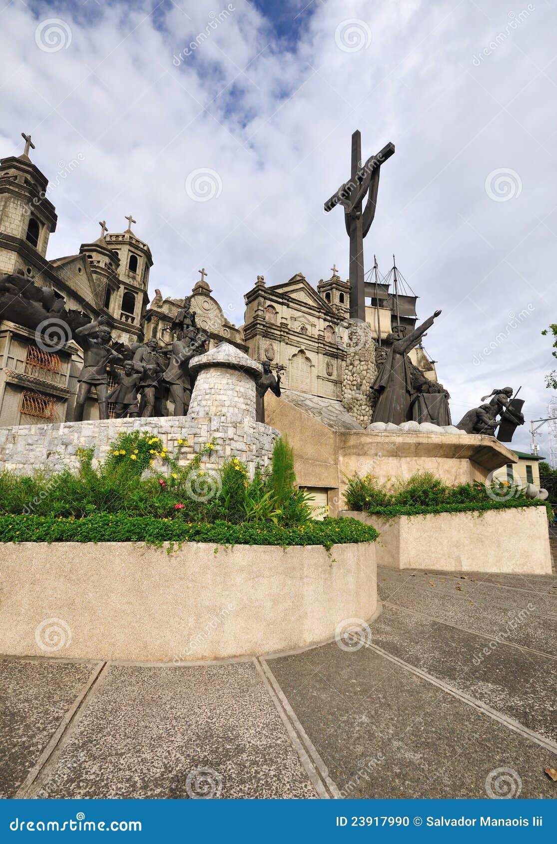 Heritage of Cebu Monument stock photo. Image of cebu - 23917990