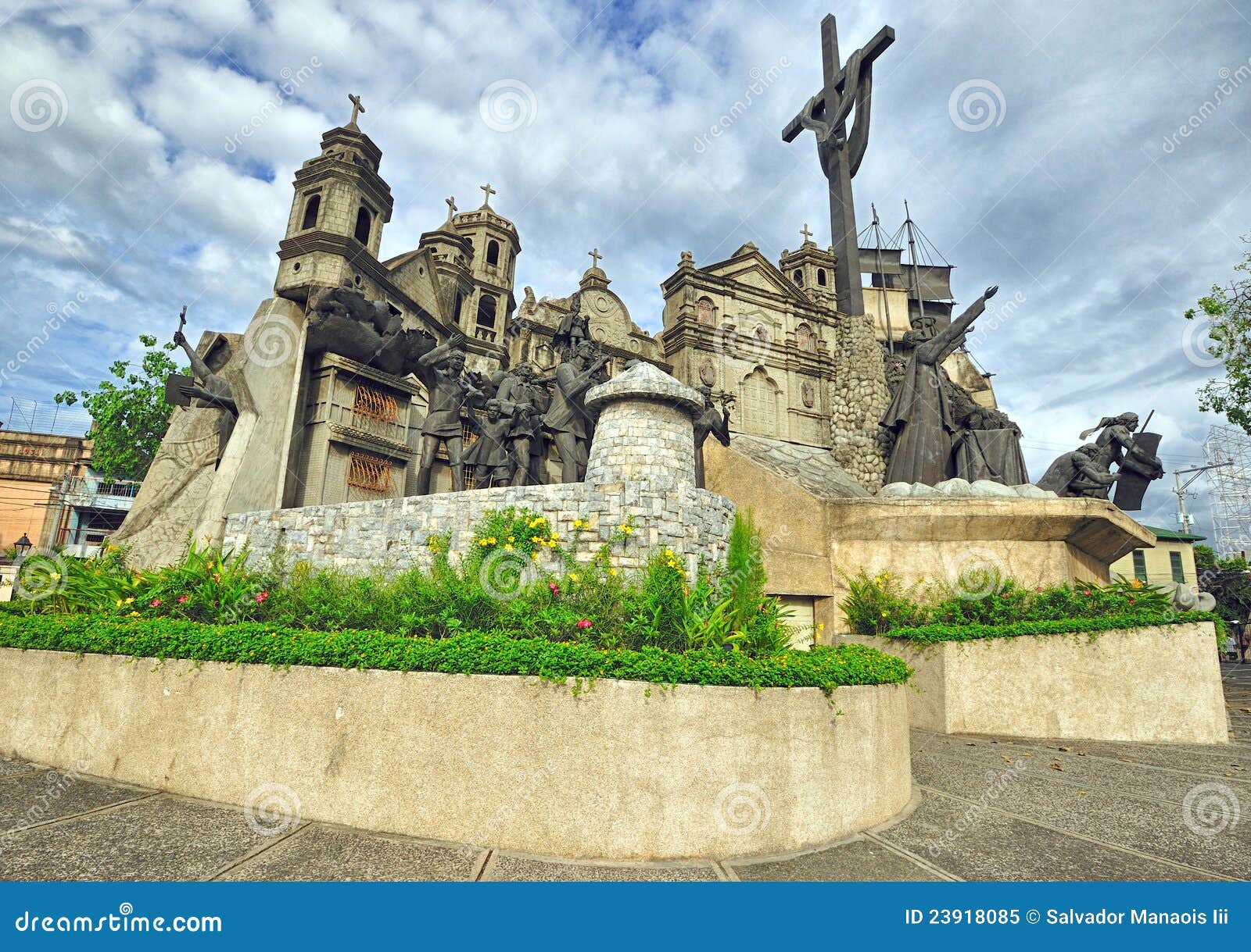 Heritage of Cebu Monument stock image. Image of philippines - 23918085