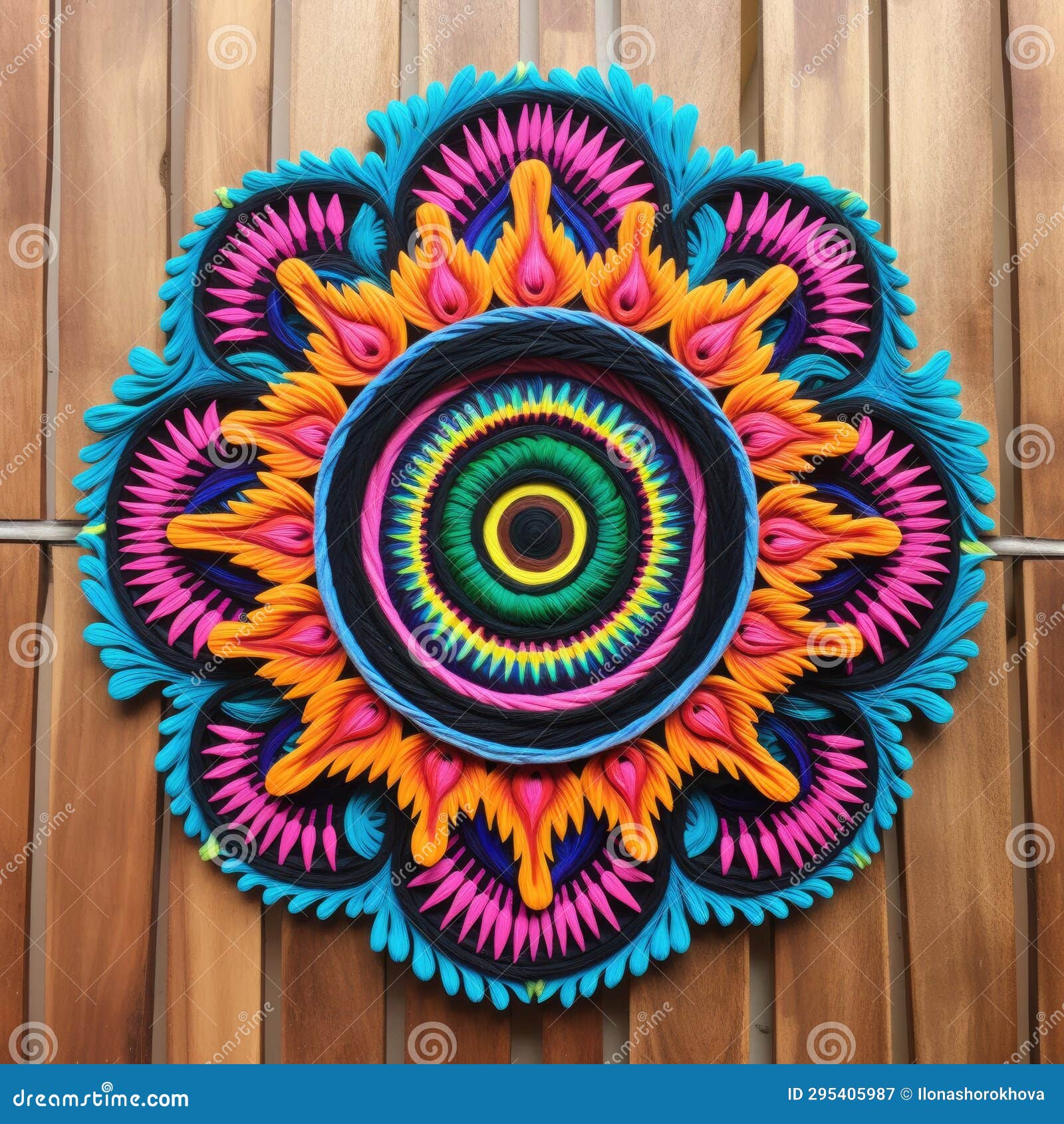 Hands Drawing Peruvian Mandala. AI Generated Stock Image - Image of ...