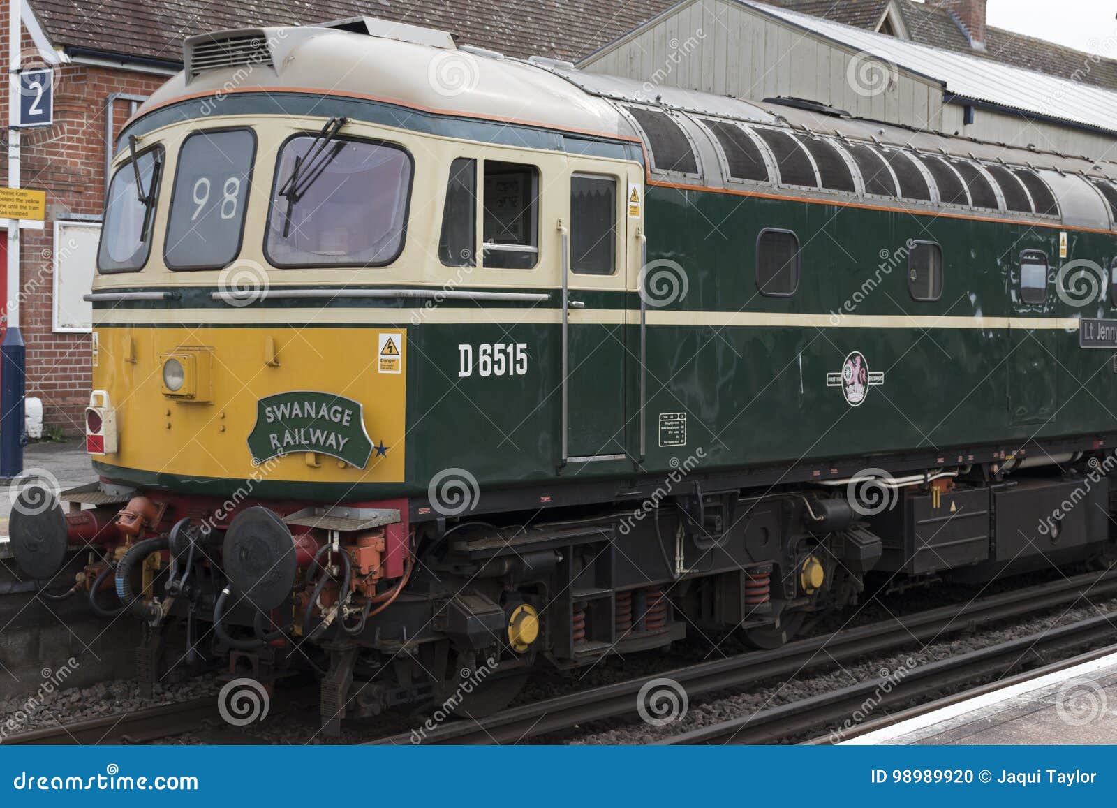 Heritage diesel train editorial image. Image of engine - 98989920