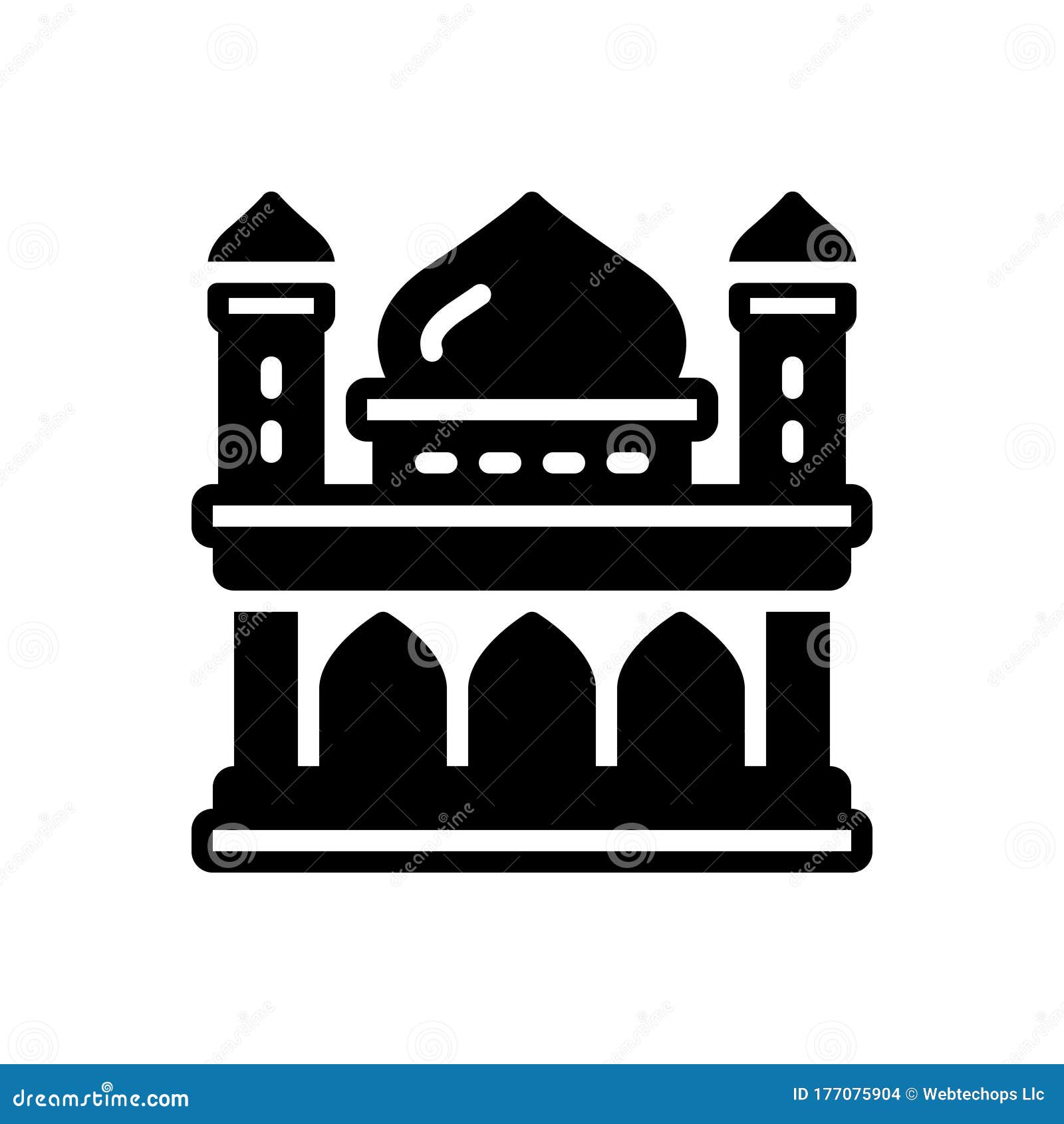 Black Solid Icon for Heritage, Legacy and Inheritance Stock Vector ...