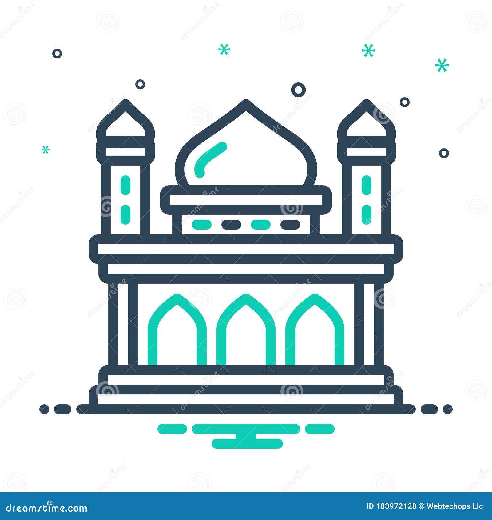 Mix Icon for Heritage, Legacy and Inheritance Stock Vector ...