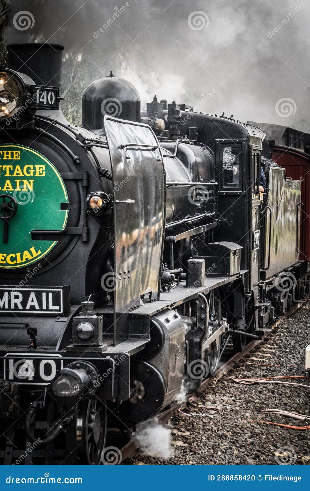 Heritage Steam Train in Melbourne Australia Editorial Image - Image of ... Heritage Steam Train in Melbourne Australia Editorial Image - Image of ...