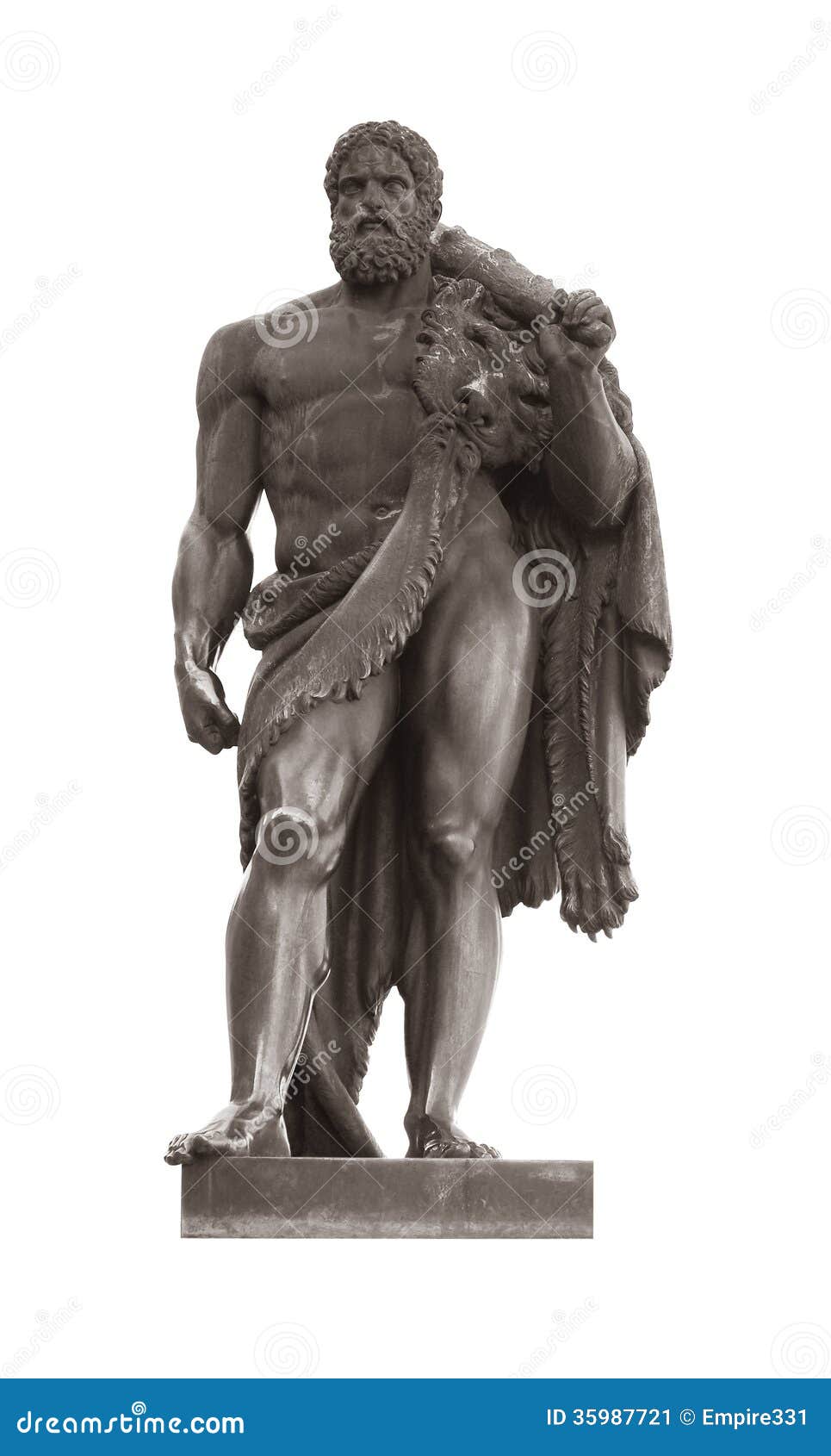 Herkules stockbild. Bild von griechisch, antike, geschnitzt - 35987721