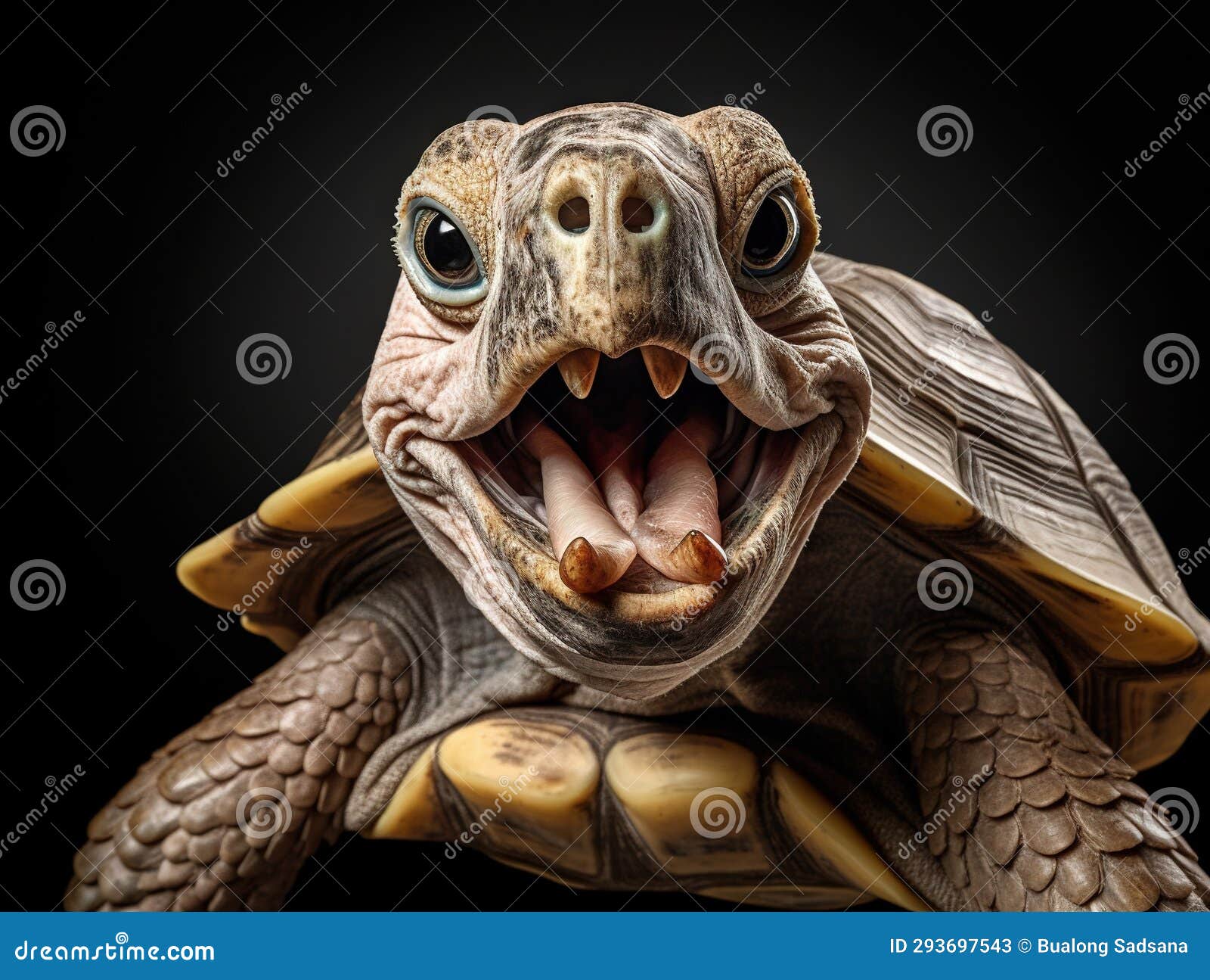 Ai Generated Illustration Wildlife Concept of Herman Tortoise Stock ...