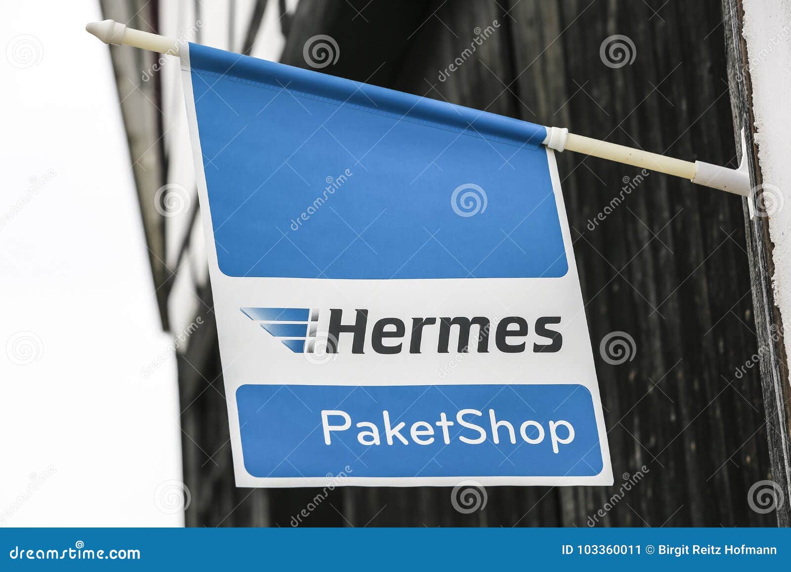 Hermes-Logo redaktionelles foto. Bild von versenden - 103360011