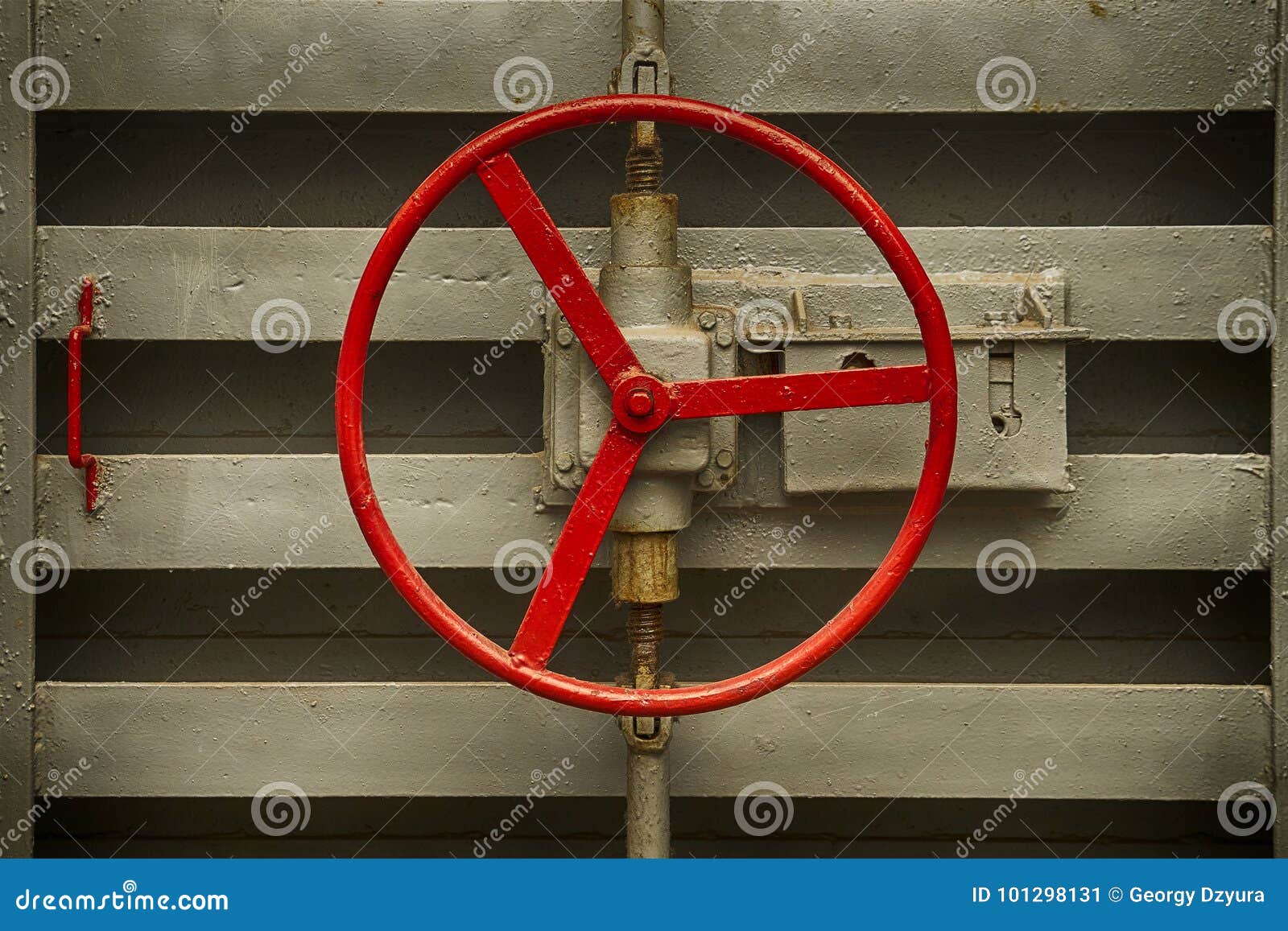 Hermetic Door With Round Handle Of Old Soviet Underground Bunker ...