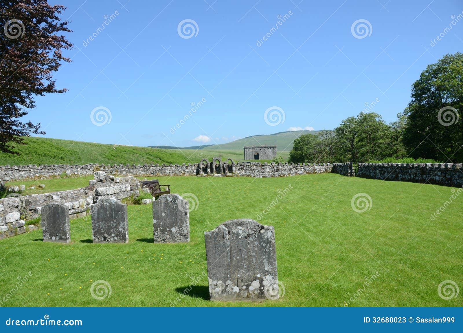 Hermitage Castle and Ancient Chapel Stock Image - Image of historic ...
