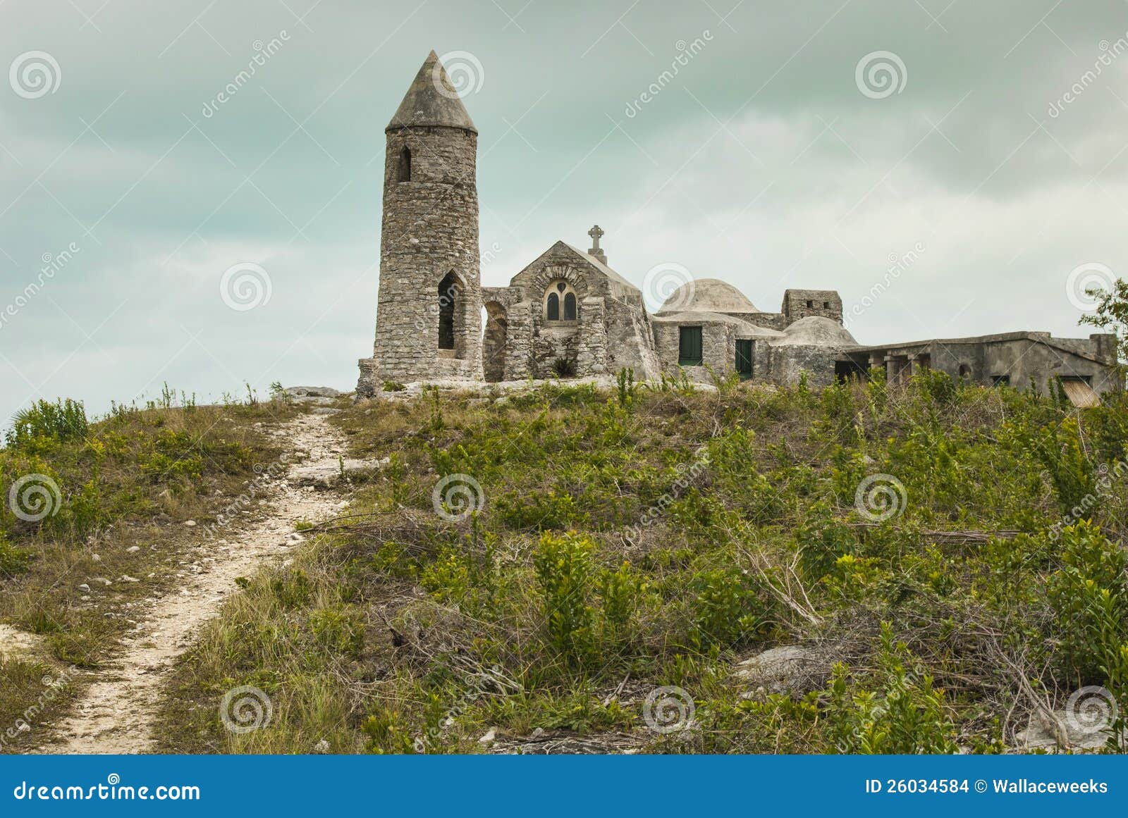 The Hermitage at Mount Alvernia Stock Photo - Image of tropical, island ...
