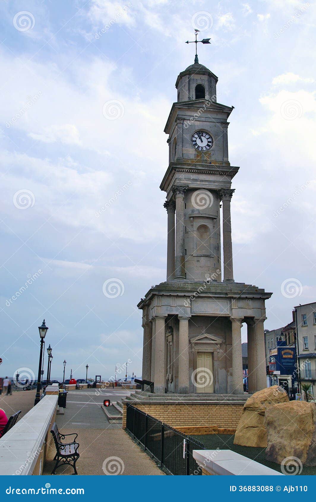 Herne Bay clock tower stock photo. Image of vien, monument - 36883088