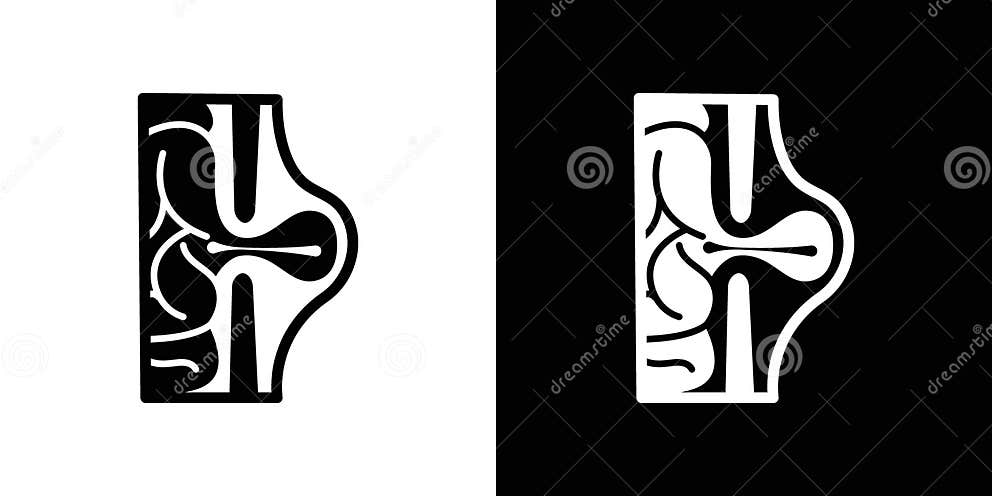 Hernia Icon Isolated Flat Vector in Outline Stock Illustration ...