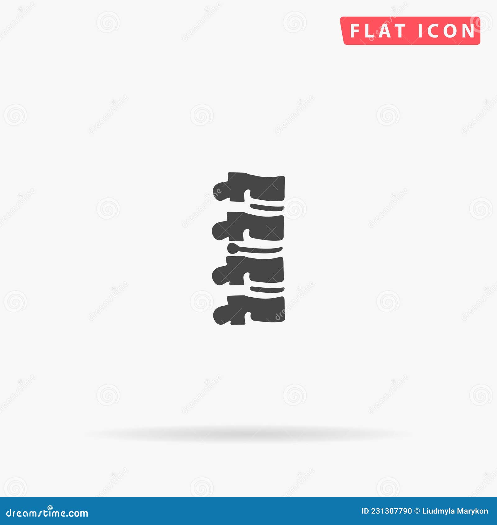 Intervertebral Disc Damage. Vertebra Cartoon Vector | CartoonDealer.com ...