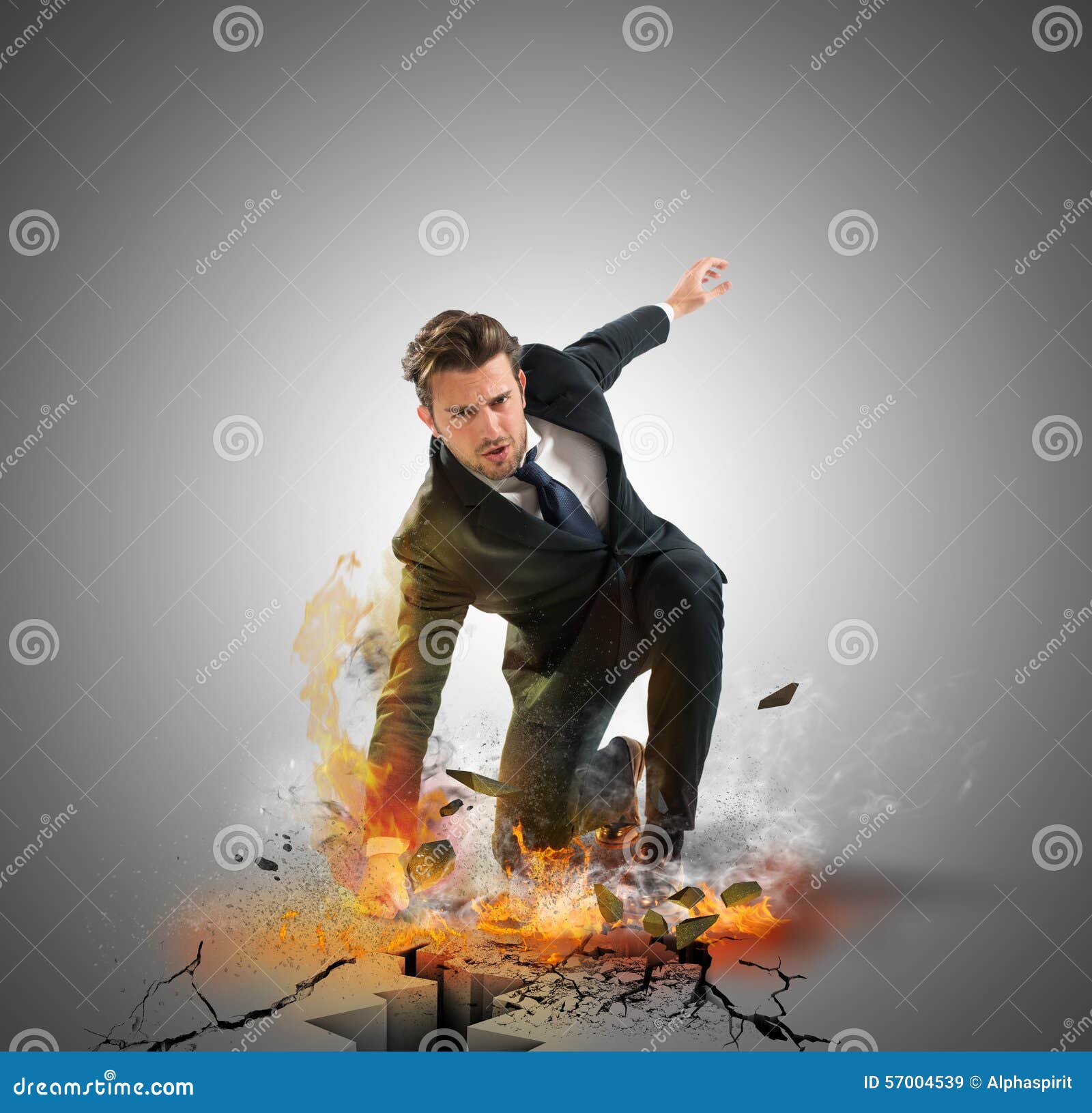 Hero Determinated Businessman Stock Image - Image of force, succeed ...