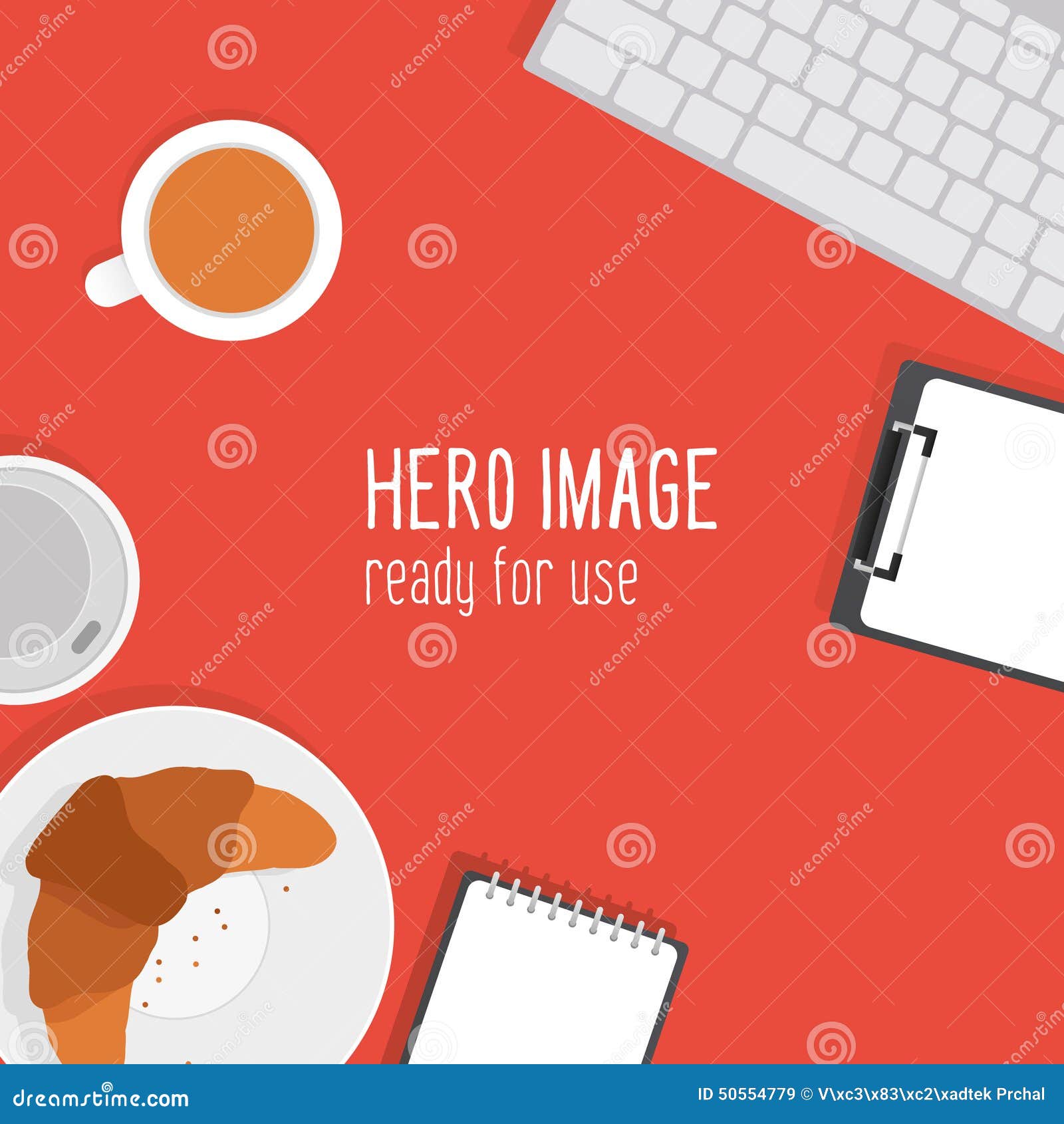 Hero image stock vector. Illustration of computing, hero - 50554779