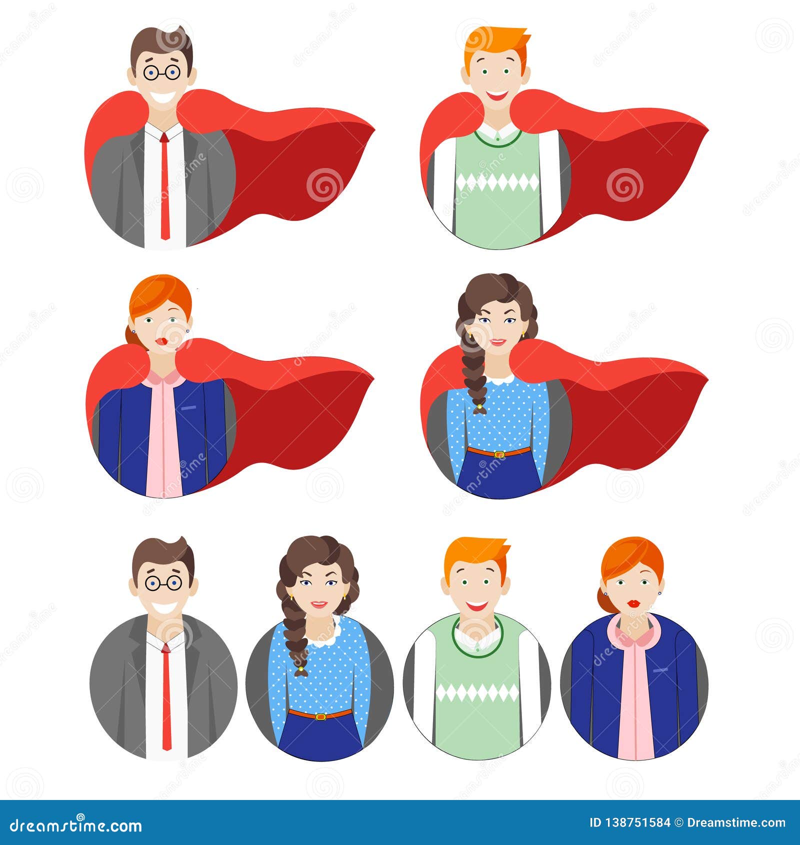 Hero people stock illustration. Illustration of people - 138751584