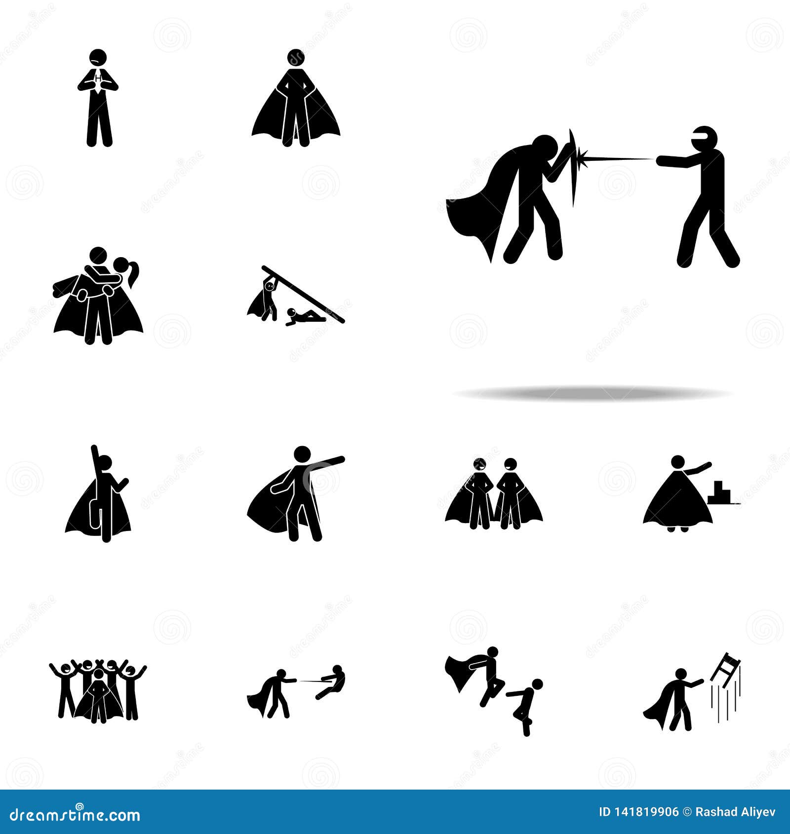 Hero, Protection Icon. Hero Icons Universal Set for Web and Mobile ...