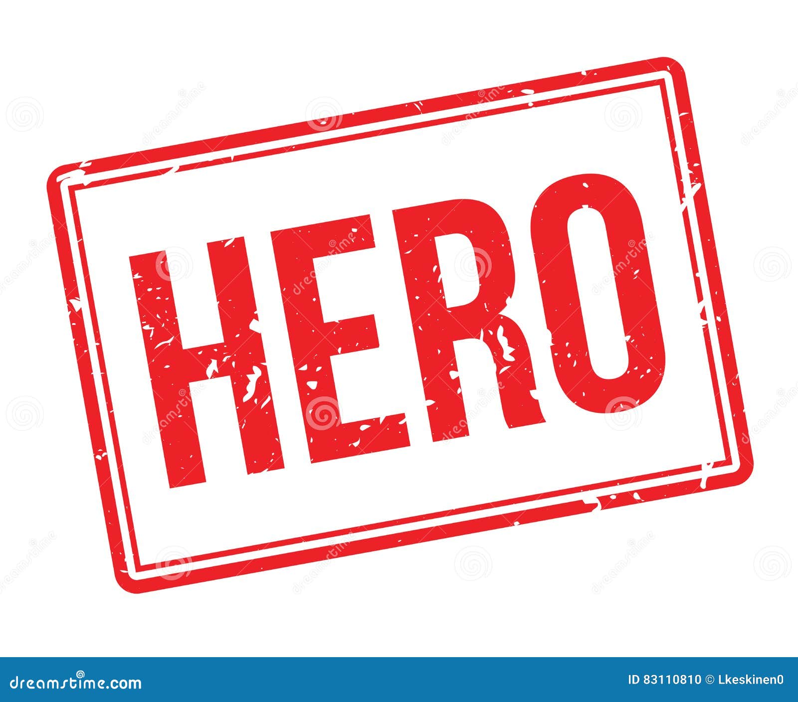 Hero rubber stamp stock vector. Illustration of white - 83110810