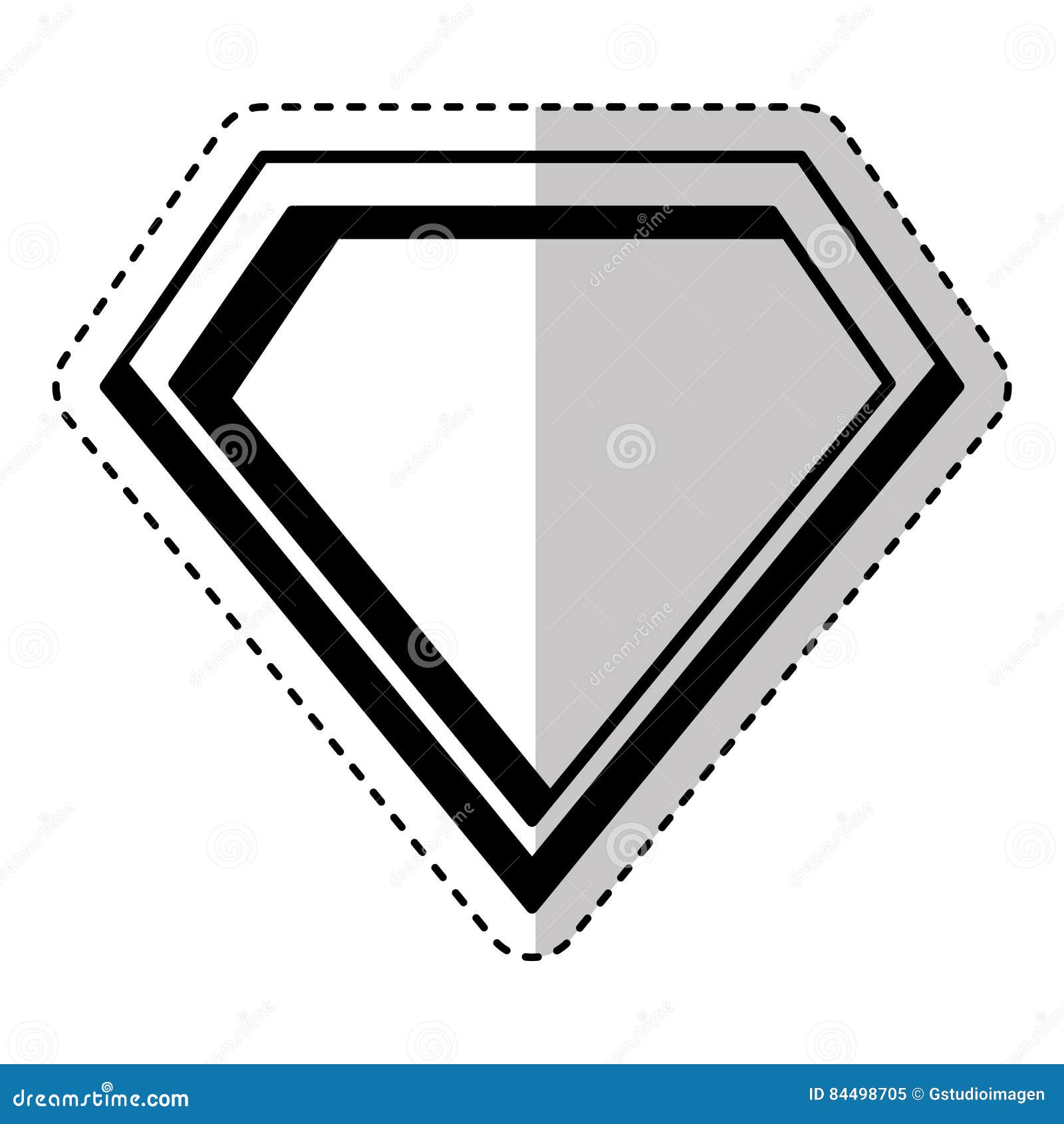 Hero shield isolated icon stock illustration. Illustration of business ...