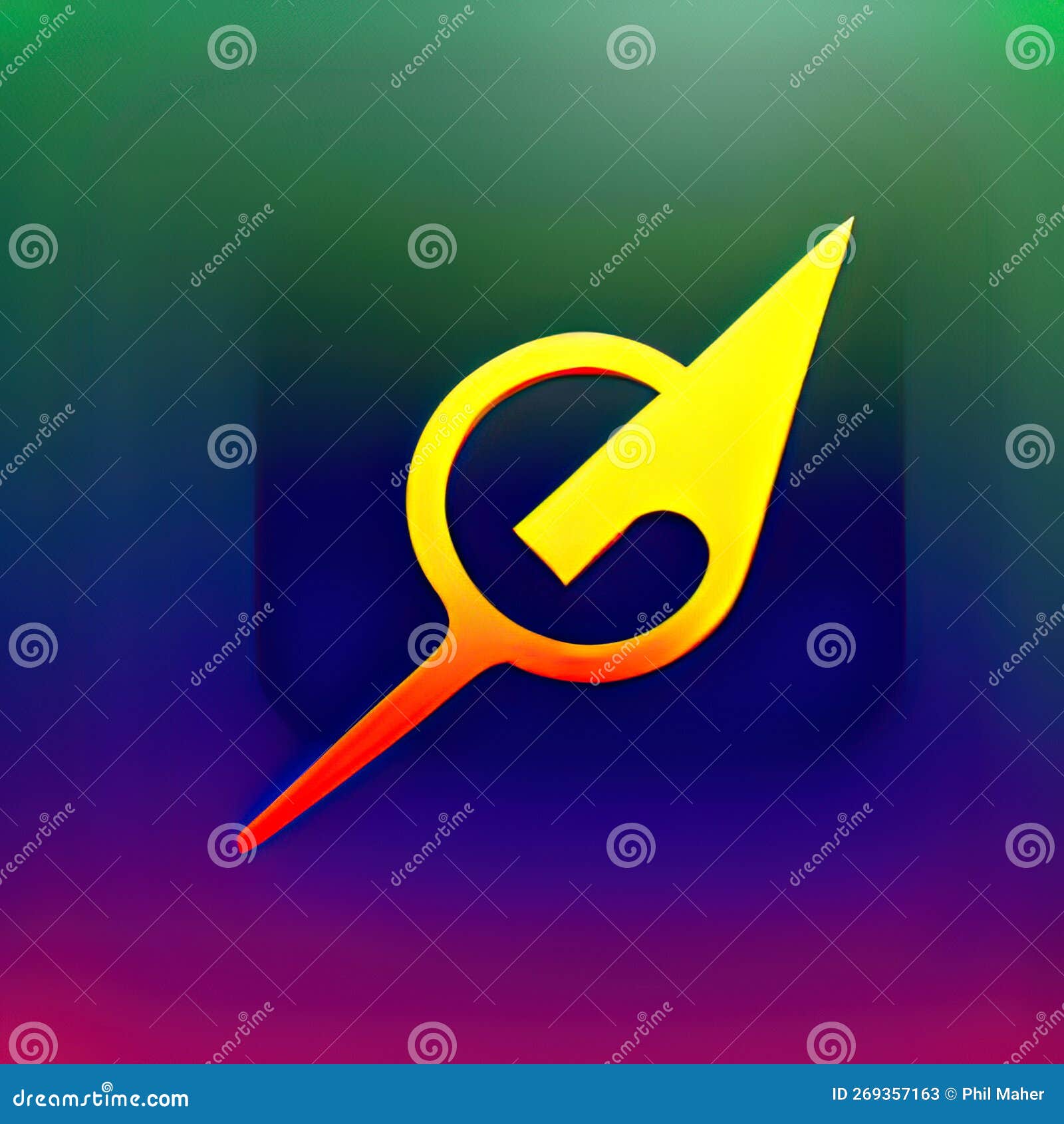 Hero Shooter Software App Style Icon. Generative AI. Stock Illustration ...