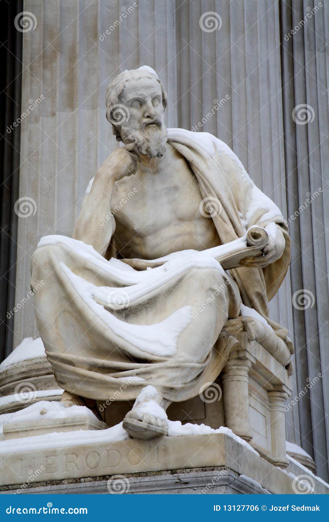 Herodotus filozof Vienna zdjęcie stock. Obraz złożonej z austria - 13127706
