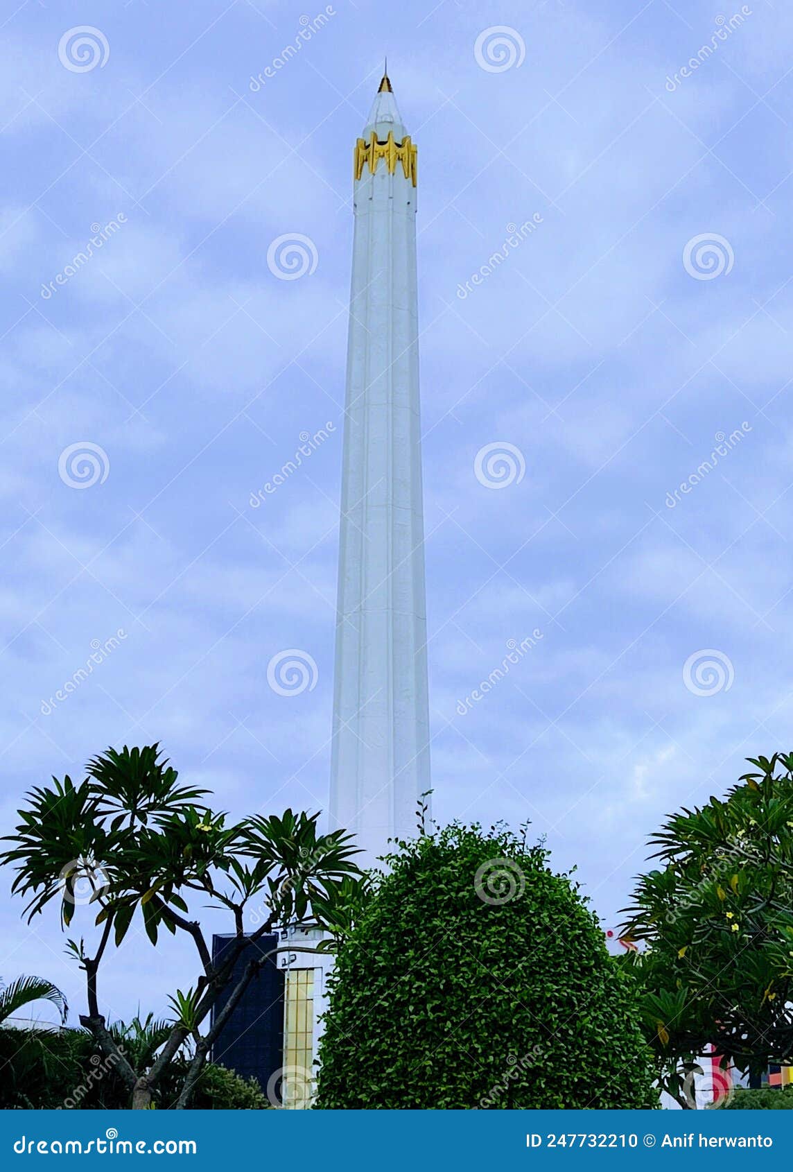 The Heroes Monument in Surabaya East Java Stock Photo - Image of tree ...