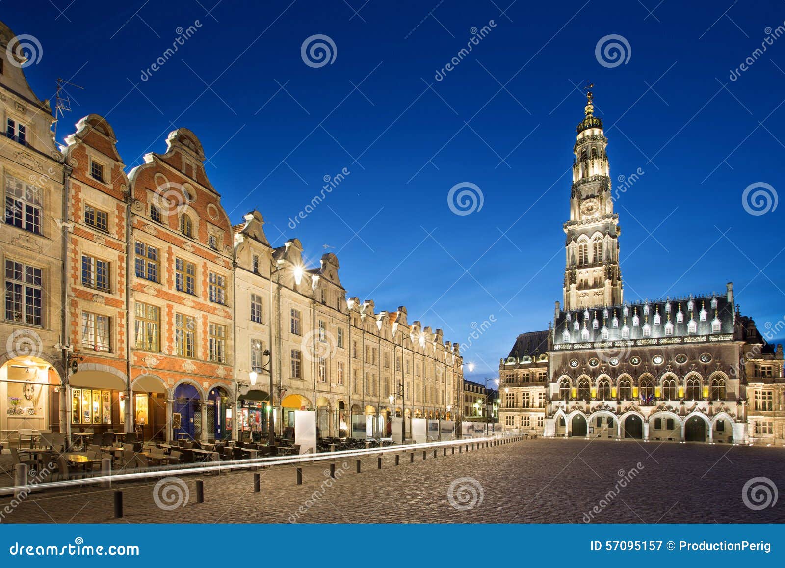 The Heroes Place in Arras, France Stock Image - Image of main, landmark ...