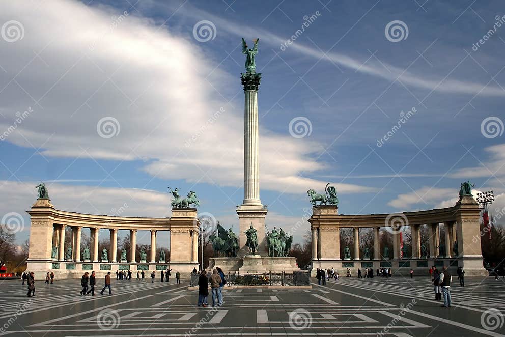 Heroes square stock image. Image of avenue, destination - 2084883