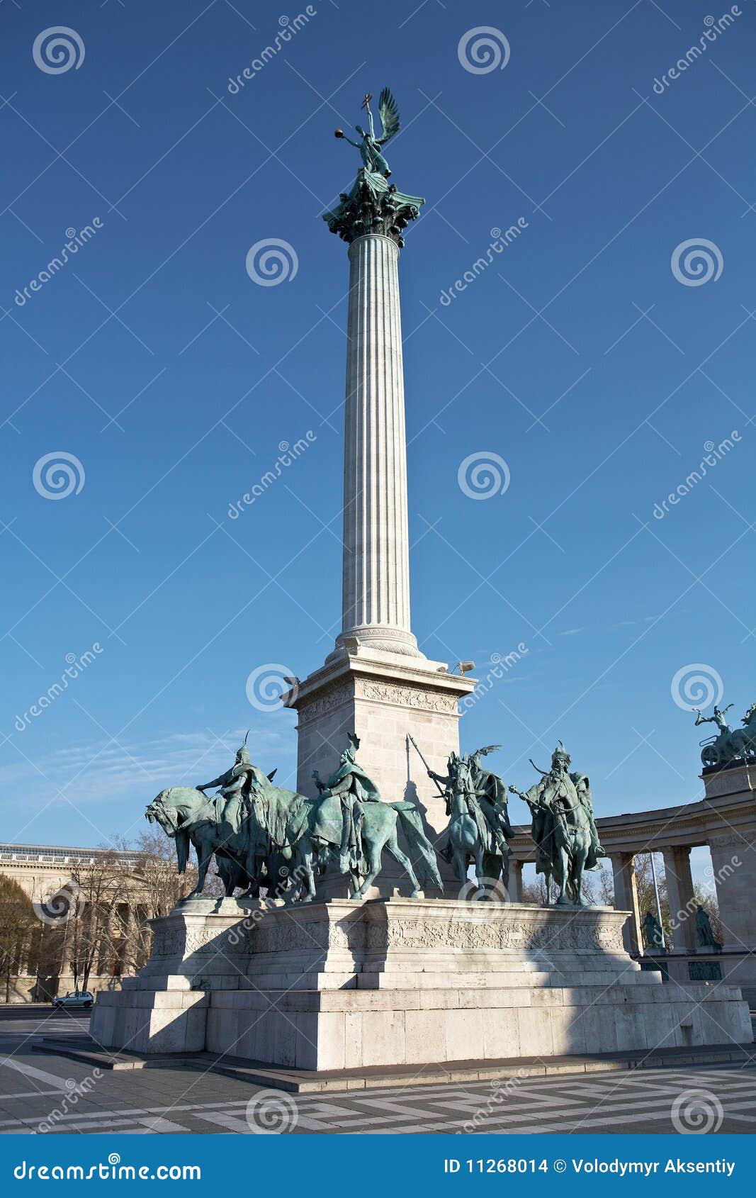 Heroes Square in Budapest, Hungary Stock Photo - Image of heroes ...