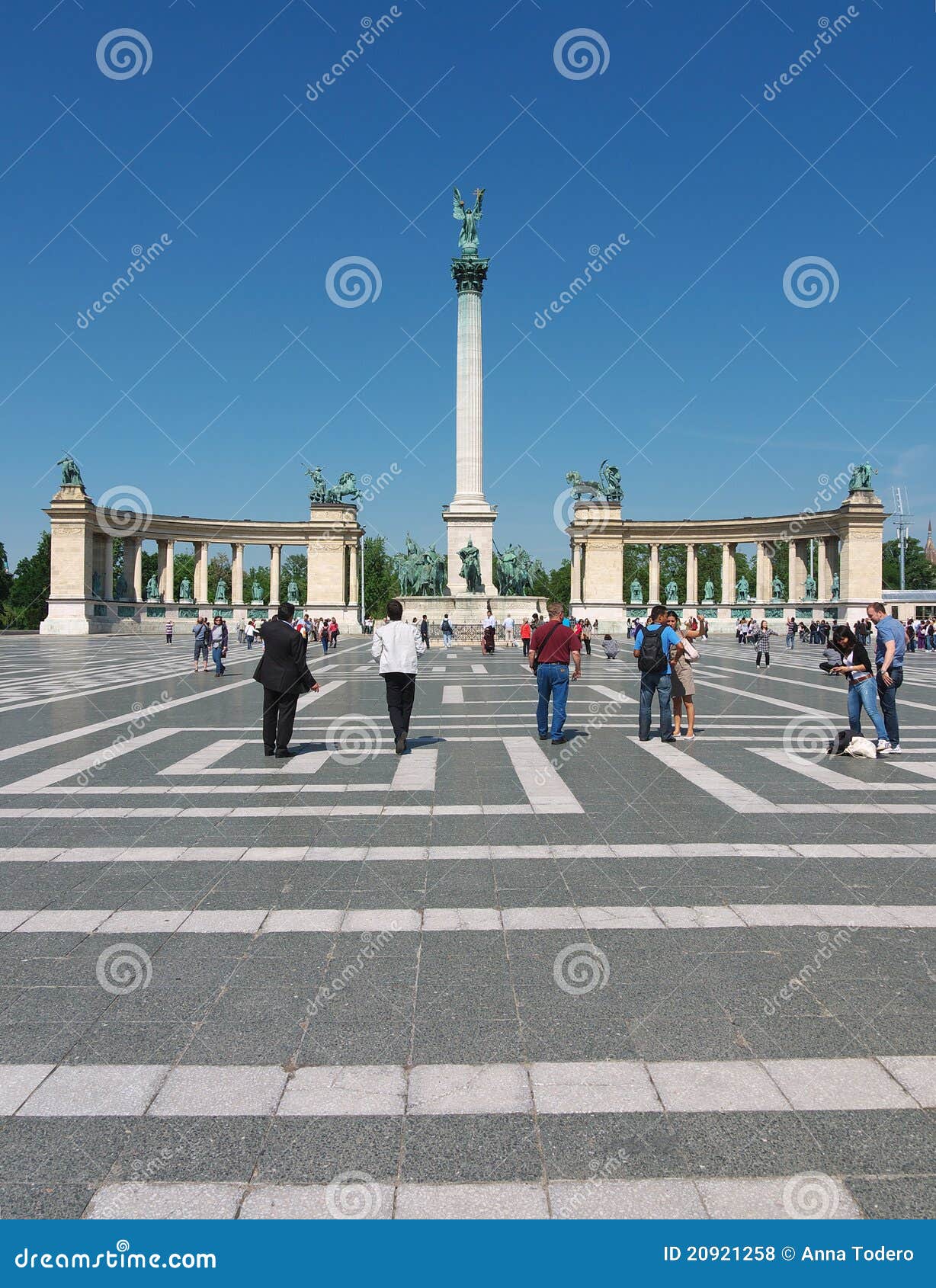 Heroes Square, Budapest, Hungary Editorial Stock Photo - Image of world ...
