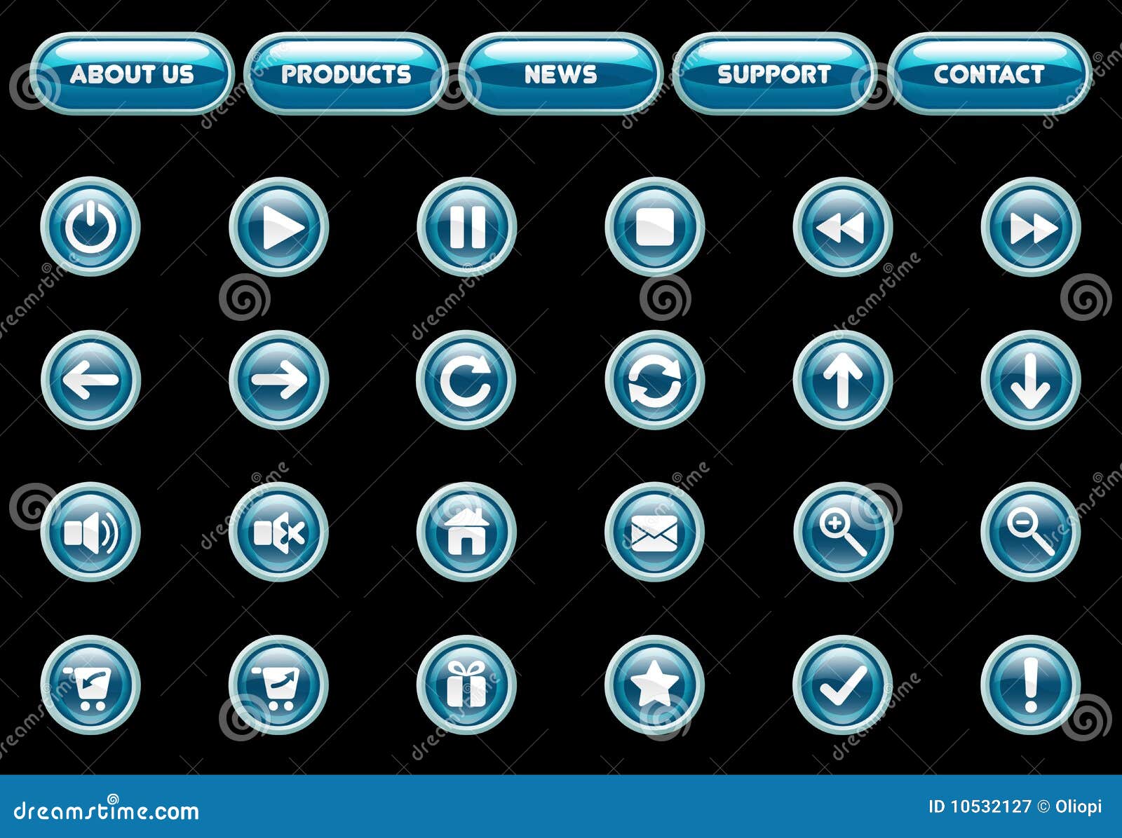 Heroes web buttons stock vector. Illustration of idea - 10532127