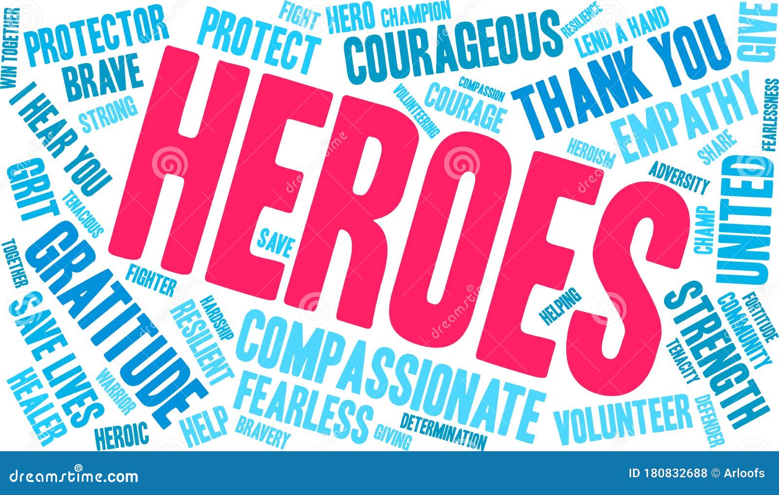 Heroes Word Cloud stock vector. Illustration of aanbsp - 180832688