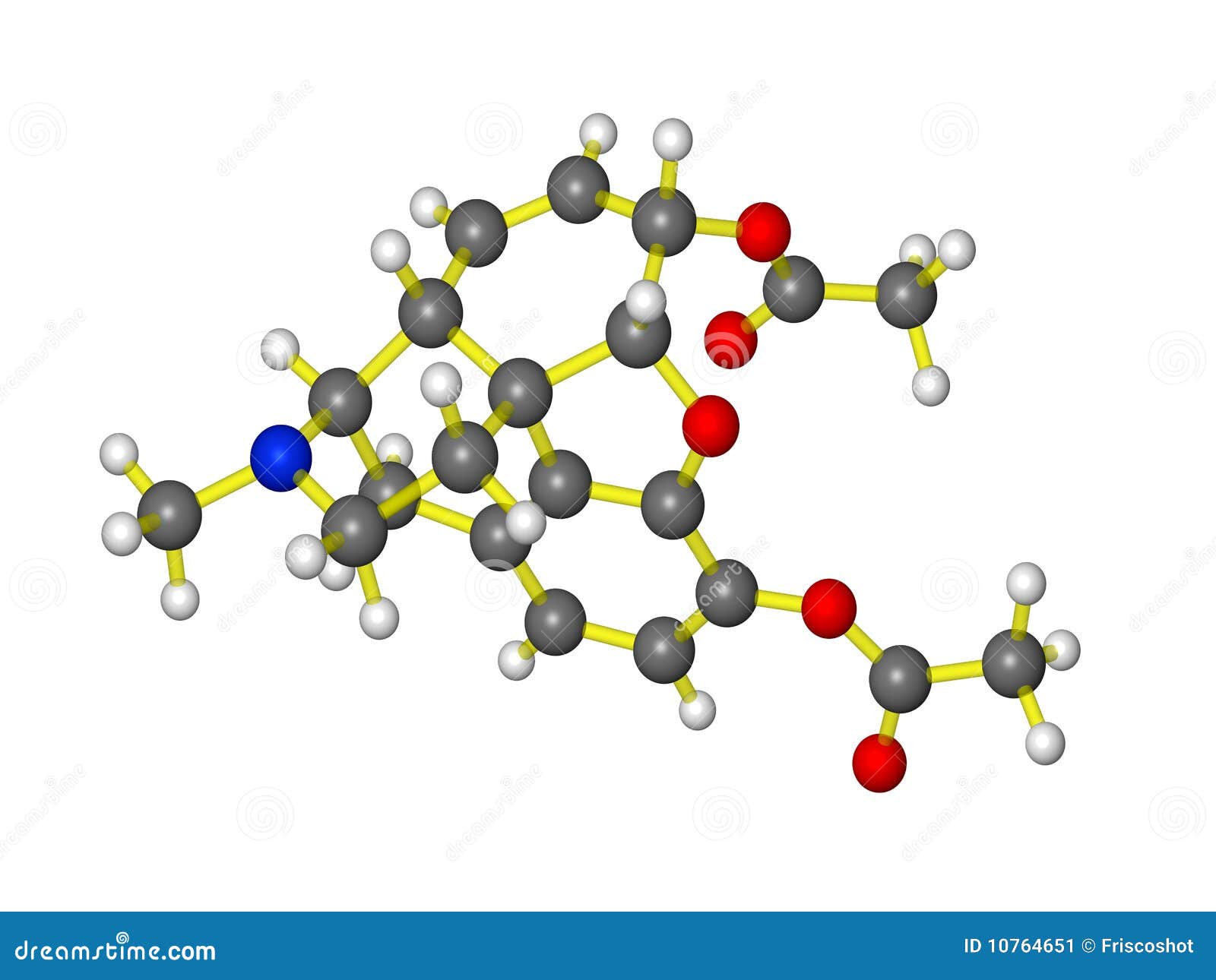 Heroin Chemical Formula. Heroin Structural Chemical Formula Isolated On ...