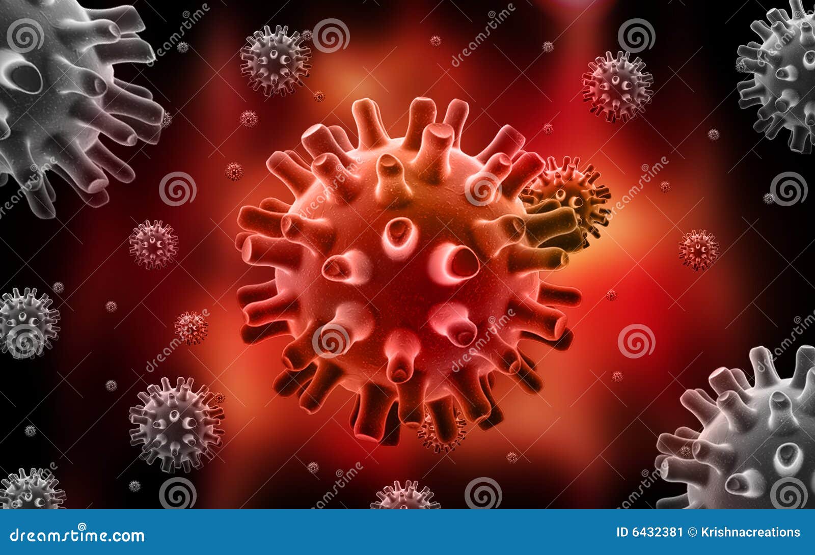 Herpes Simplex Virus stock illustration. Illustration of module - 6432381