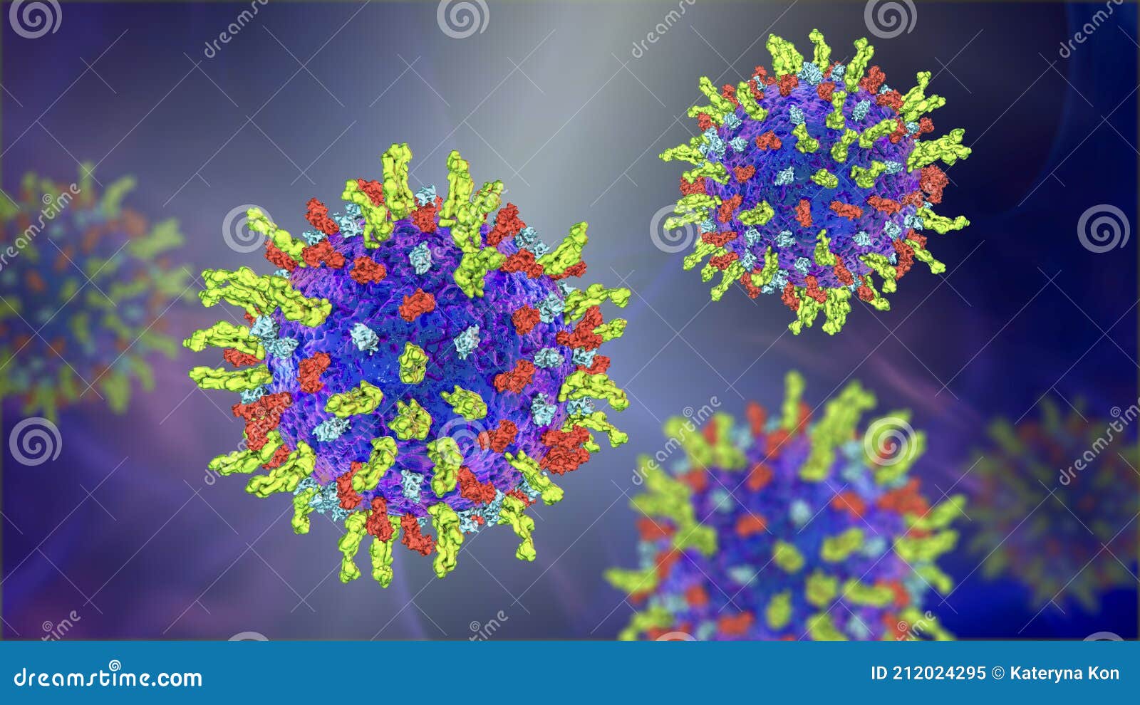 Herpes simplex virus stock illustration. Illustration of medical ...