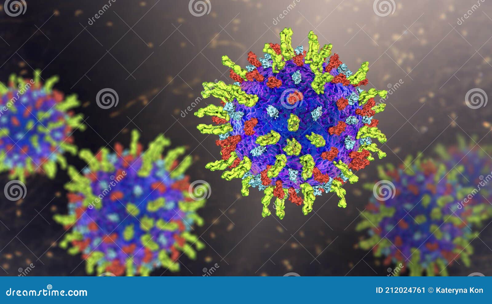 HERPES SIMPLEX Bicolor Clean Rosette Template For Stamps Royalty-Free ...