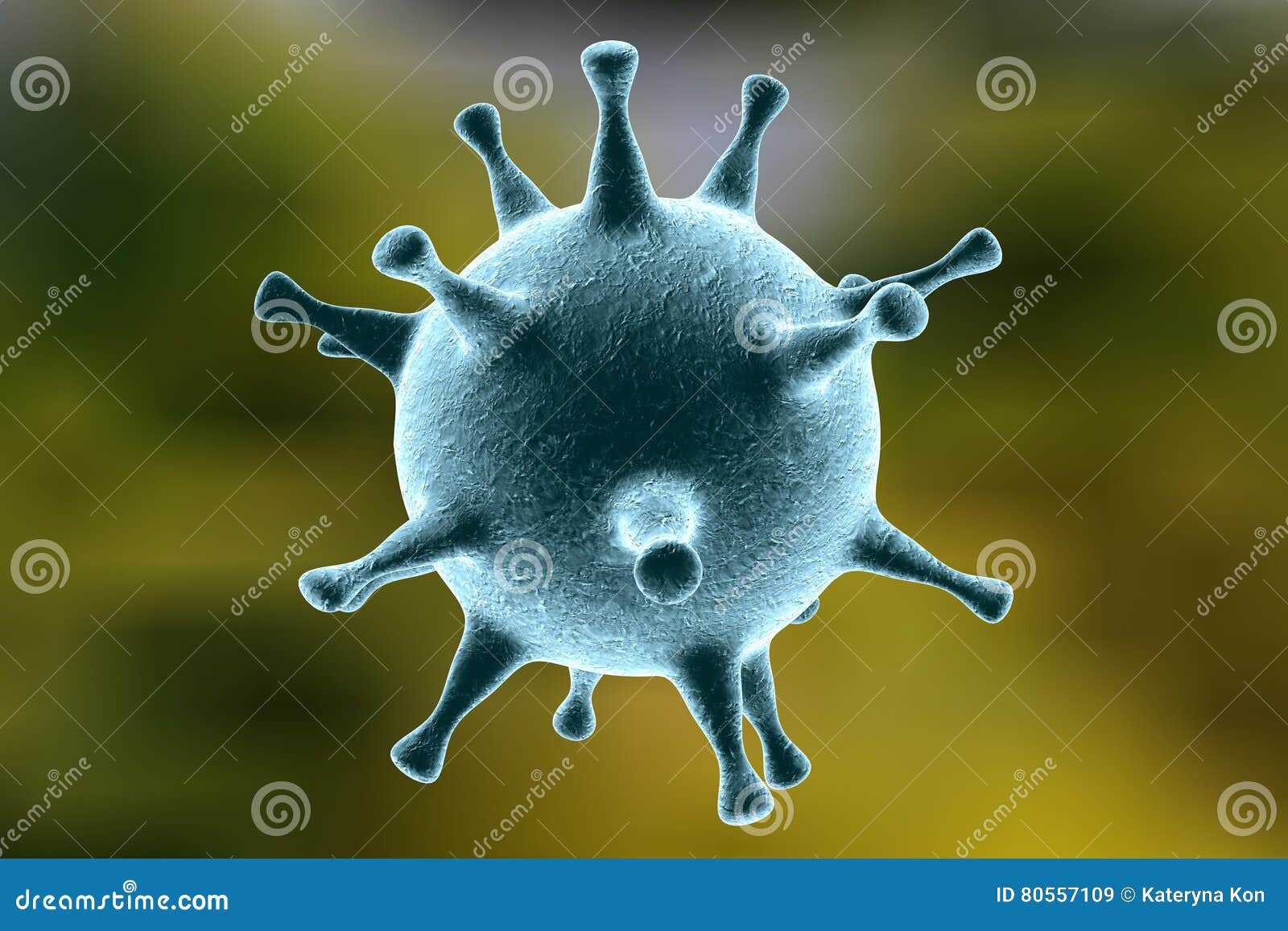 Herpes simplex virus stock illustration. Illustration of colorful ...