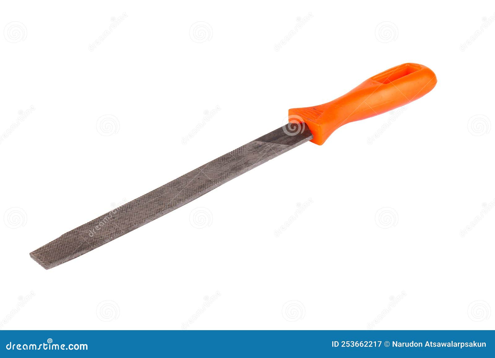 Herramienta De Raspa Aislada En Madera De Fondo Blanco Imagen de ...